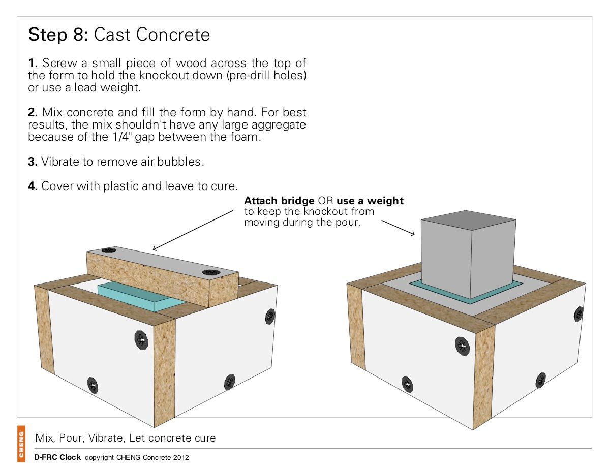 DIY CONCRETE:: Clock : 6 Steps (with Pictures) - Instructables