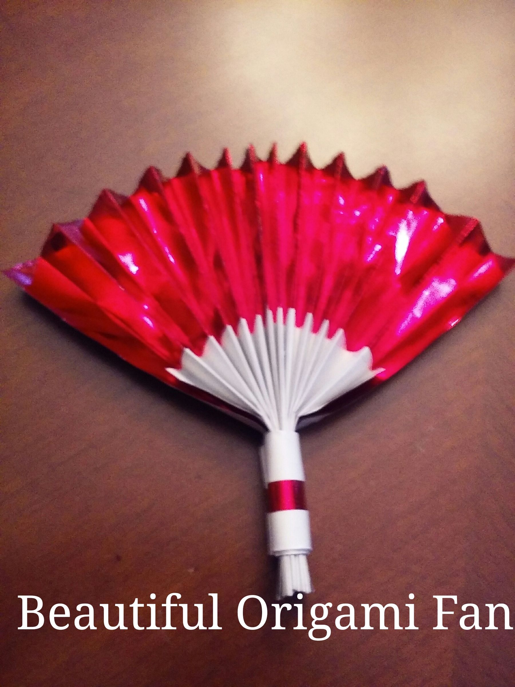 Beautiful Origami Fan : 9 Steps - Instructables