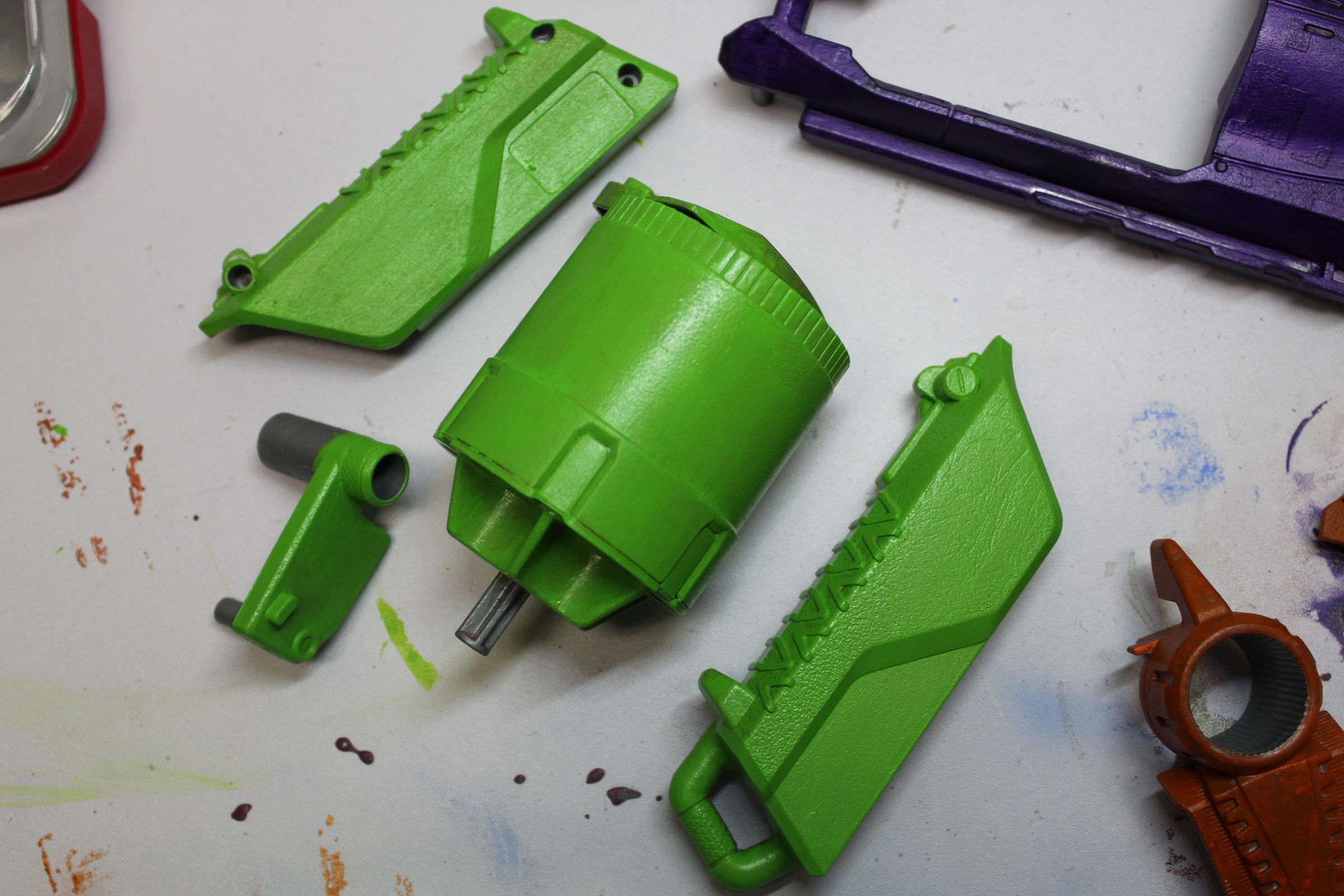 Nerf Gun Mod - Neon Genesis Evangelion Repaint : 5 Steps - Instructables