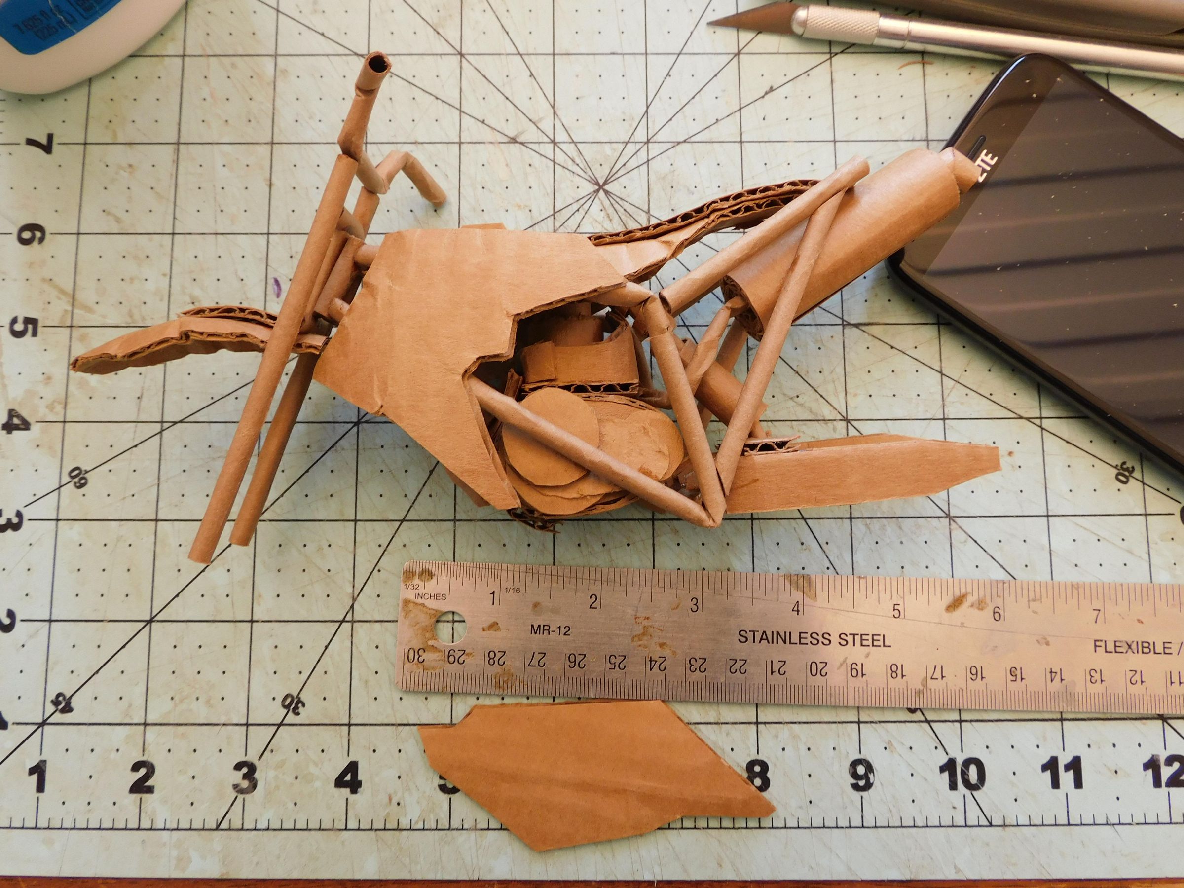 How to Make a Cardboard Model Dirt Bike : 13 Steps (with Pictures ...