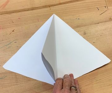 TRIANGLE BOOK From One Sheet of Paper : 7 Steps - Instructables