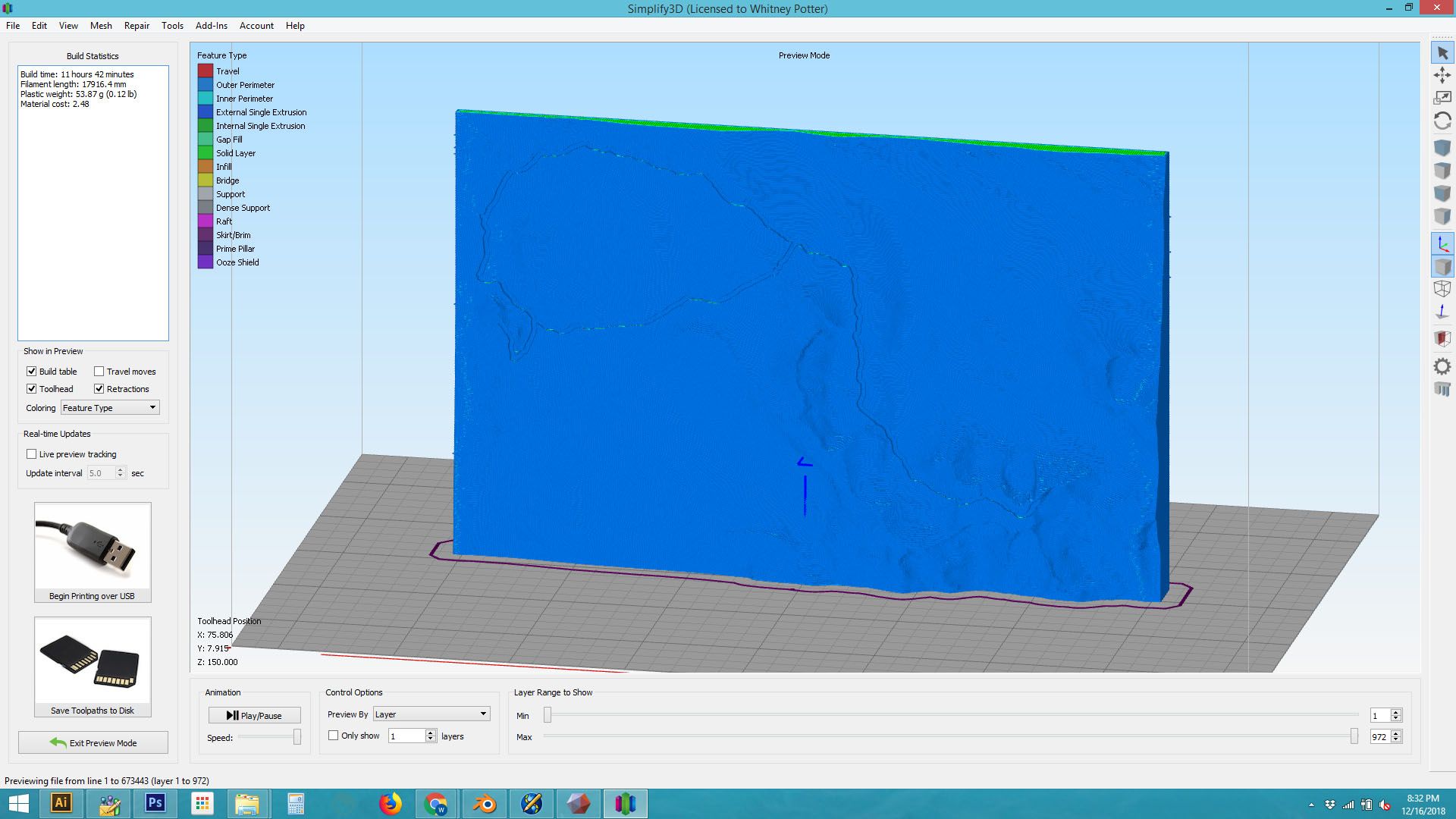 Make a 3d Print of Your Hike From a GPS Track : 9 Steps - Instructables