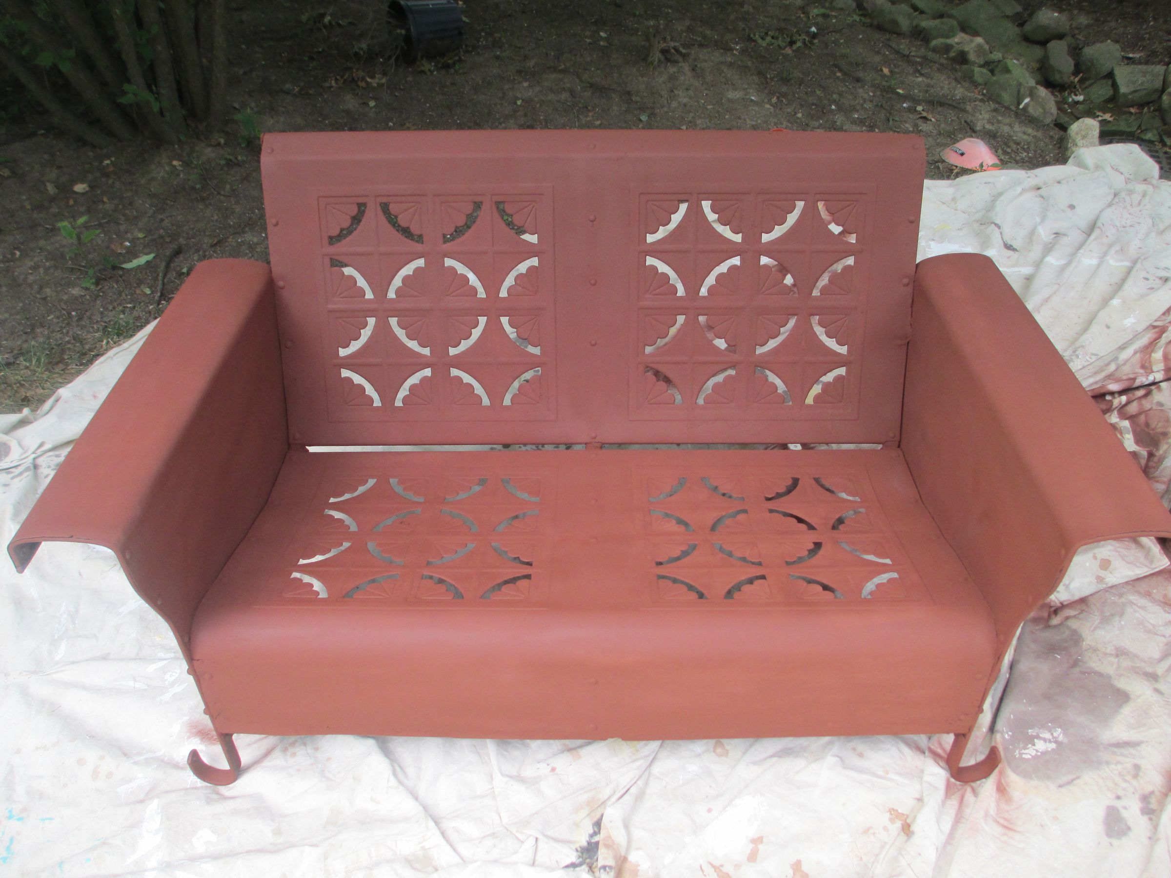 Vintage Metal Glider Refurbished : 10 Steps (with Pictures) - Instructables