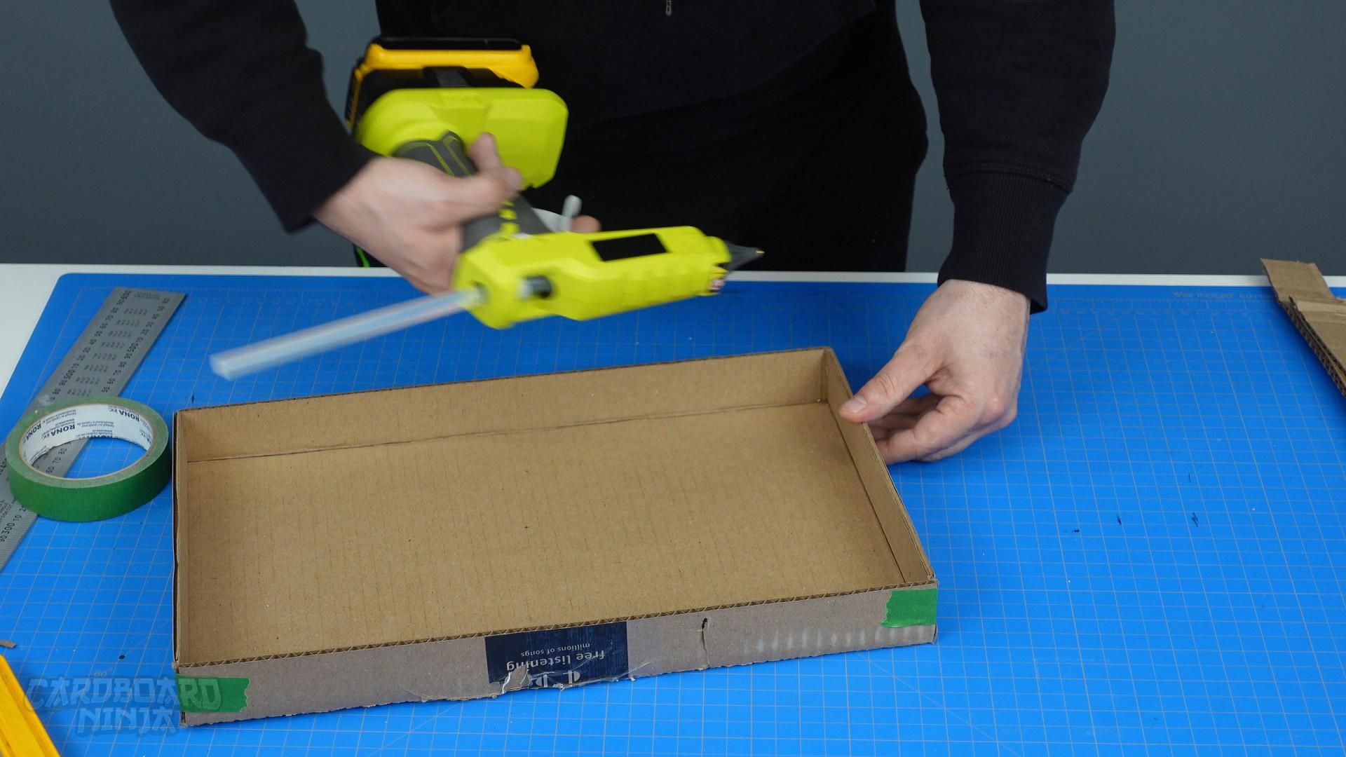 Cardboard Storage Shelf From Single Box : 10 Steps (with Pictures ...