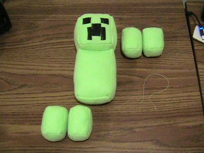 Minecraft Stuffed Creeper Doll : 11 Steps (with Pictures) - Instructables