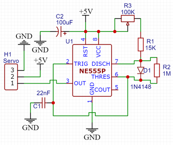 Control Servo Using 555 Timer IC : 3 Steps - Instructables