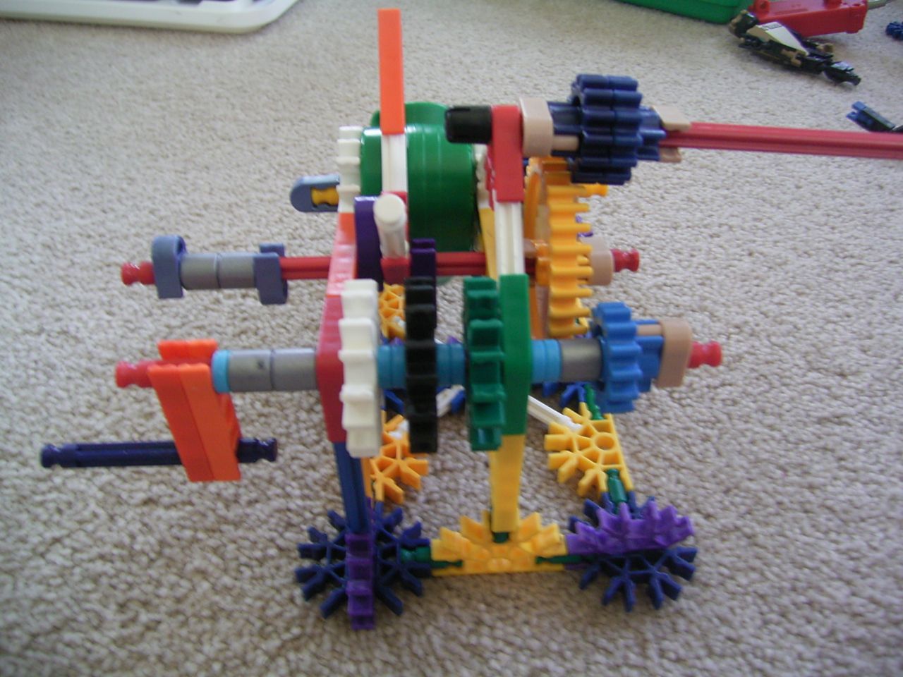 Knex Manual/Motor Gear Box : 7 Steps - Instructables