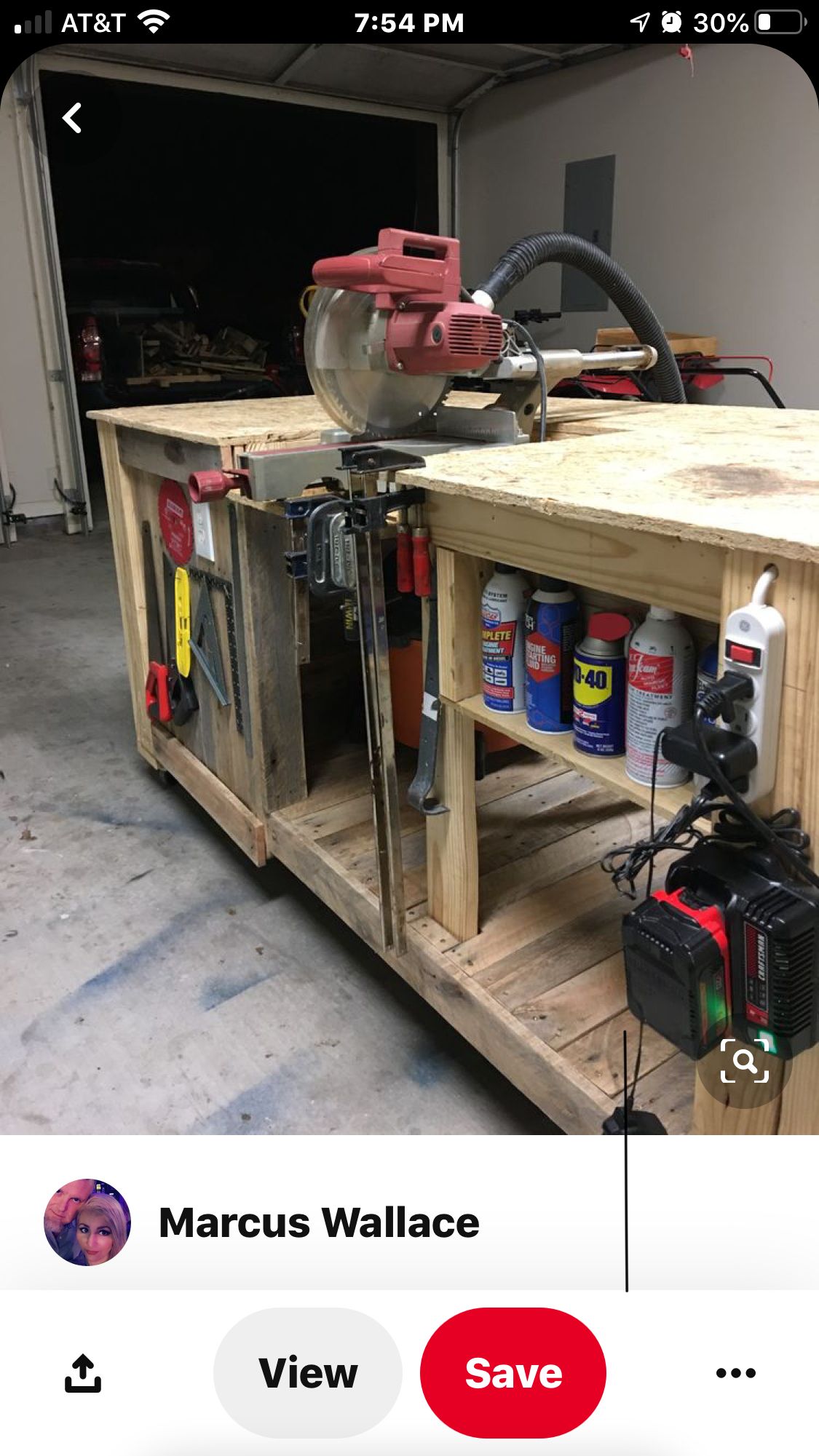 Built In Miter Saw