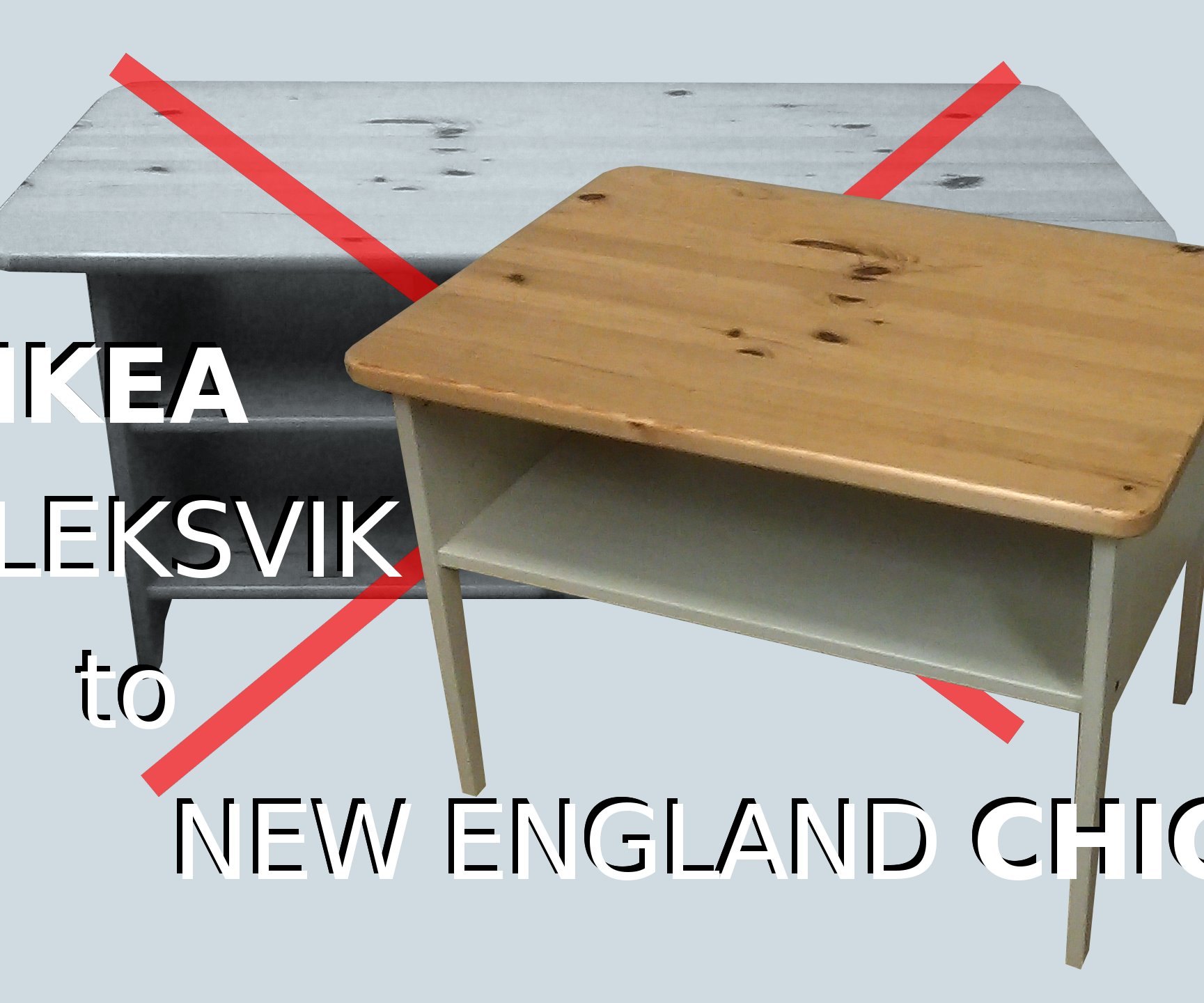 Ikea Leksvik Upcycle to New England Chic : 11 Steps (with Pictures ...