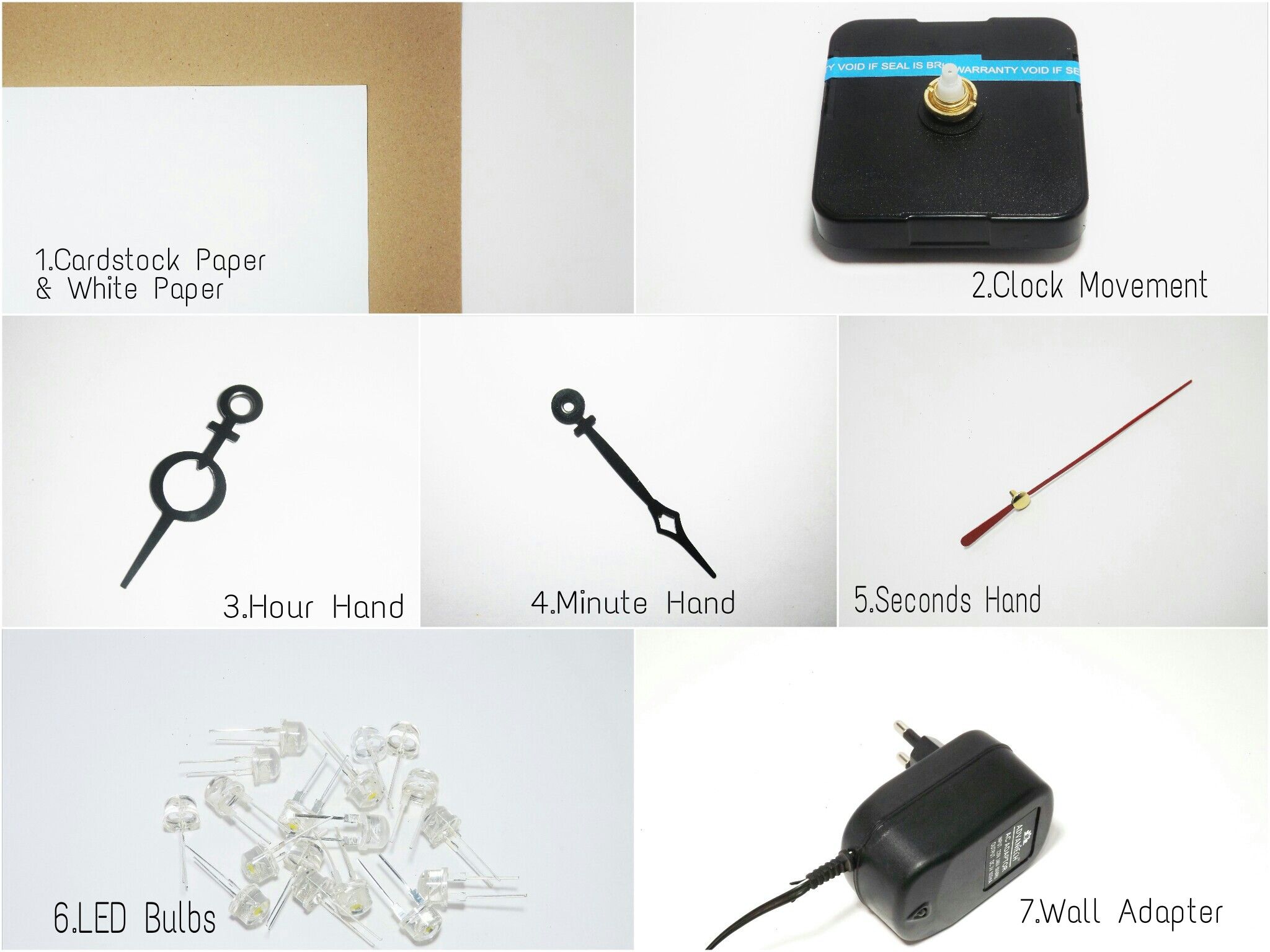 Cardboard Paper Ring Clock : 10 Steps (with Pictures) - Instructables