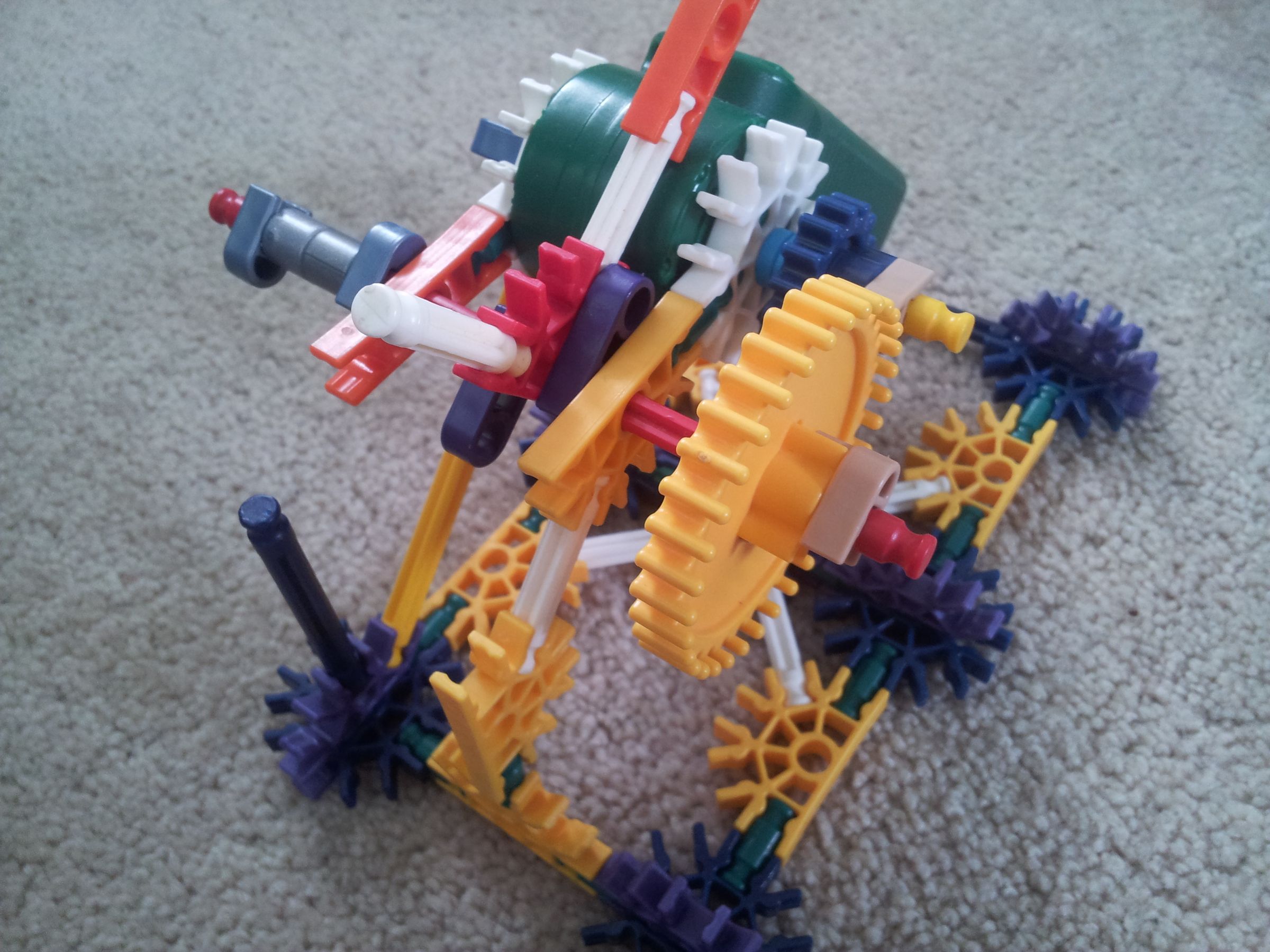 Knex Manual/Motor Gear Box : 7 Steps - Instructables
