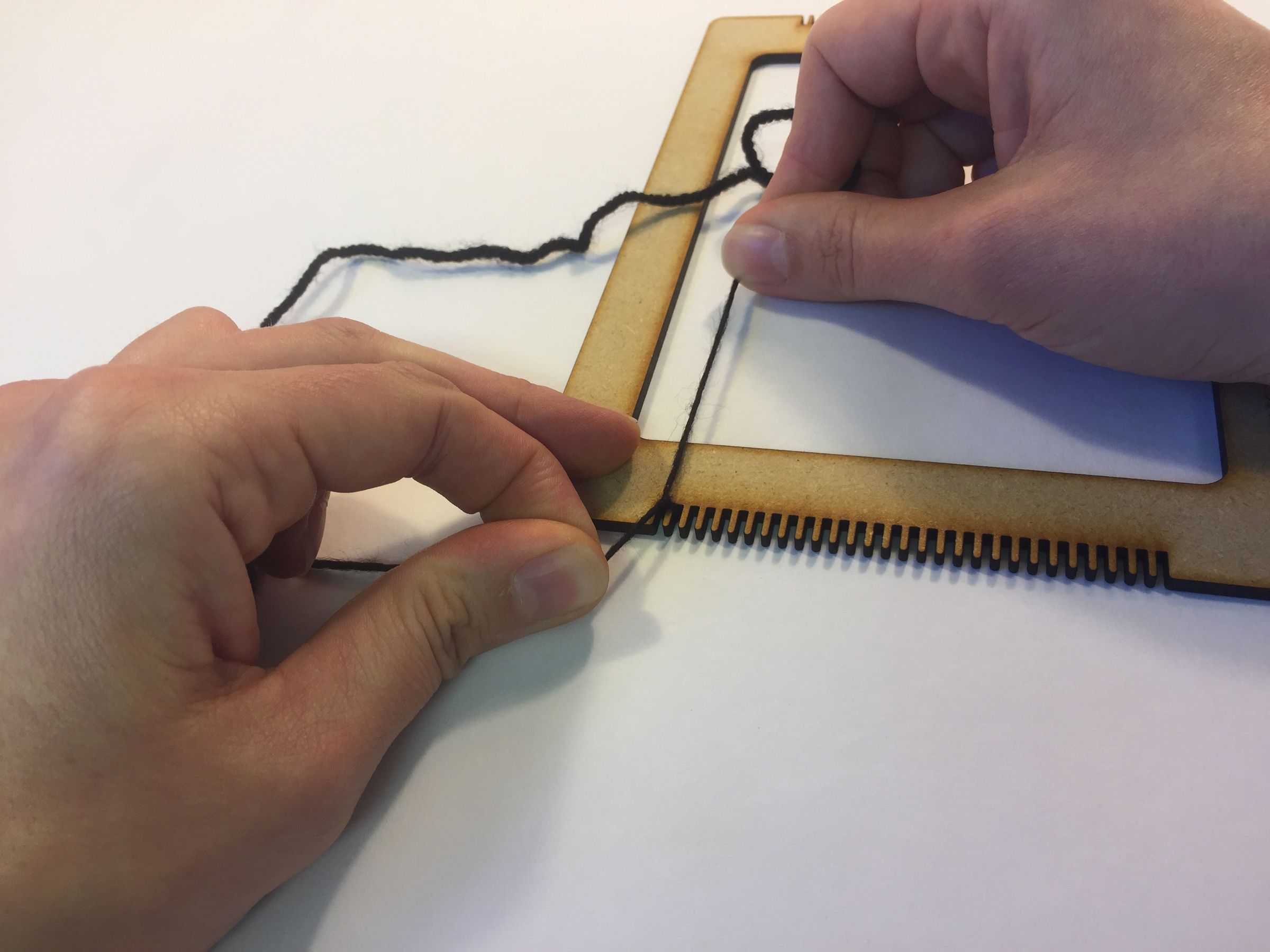 Laser Cut Mini Frame Loom Weaving : 24 Steps (with Pictures ...