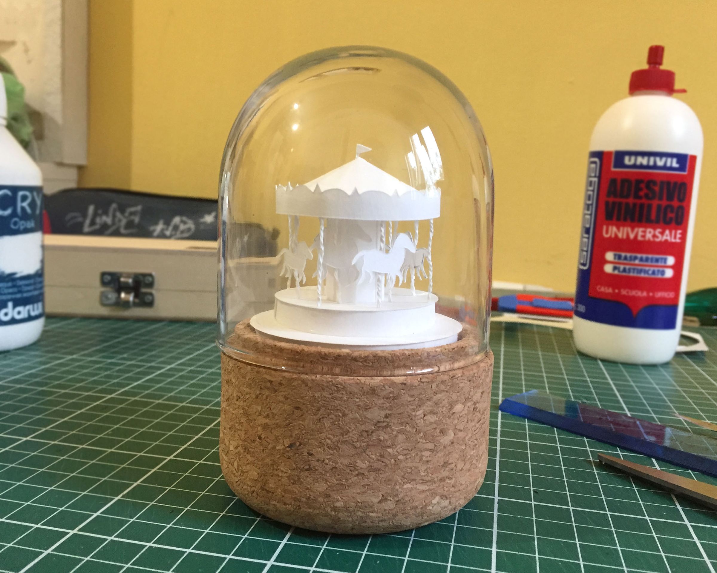 DIY Miniature Paper Carousel : 9 Steps (with Pictures) - Instructables