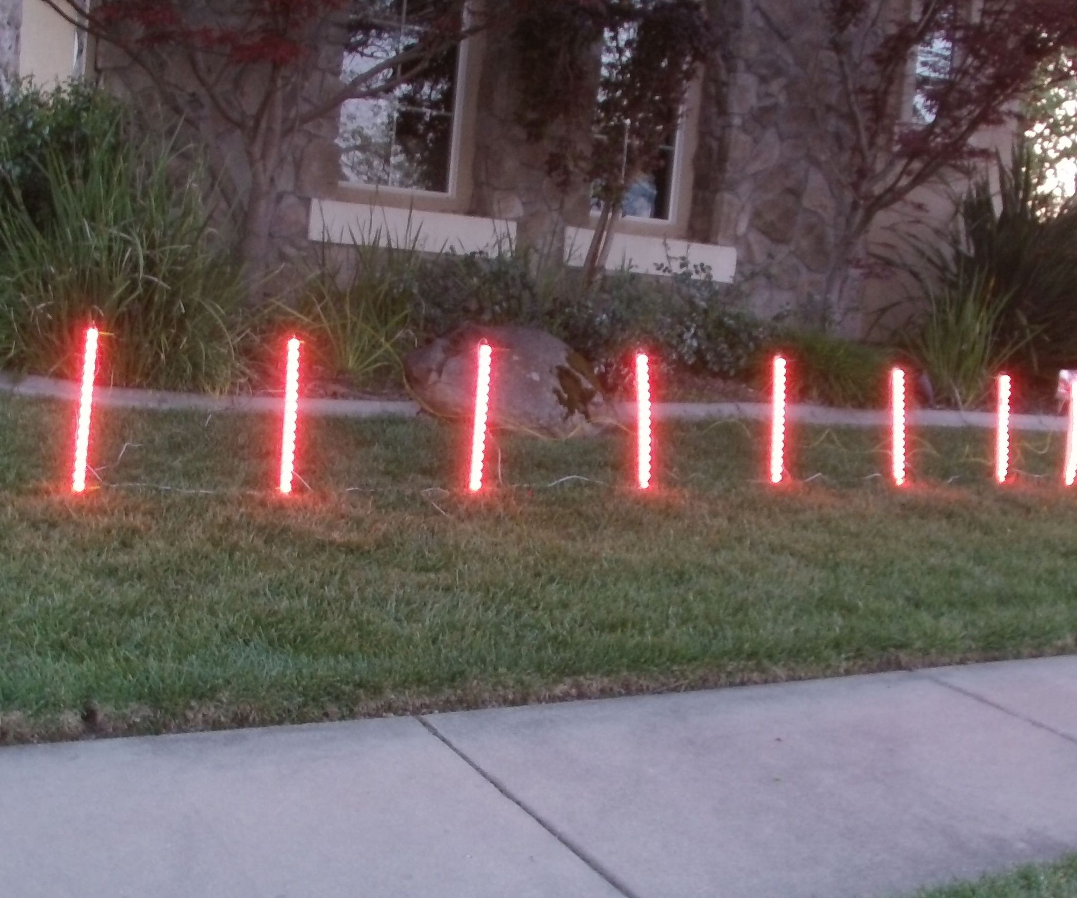 Wi-Fi-Controlled WS2812B Individually-Addressable LED Yard-Stake Lights ...