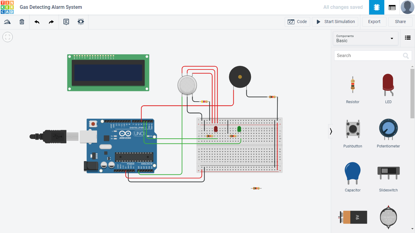 Arduino Gas Detecting Alarm System : 6 Steps - Instructables