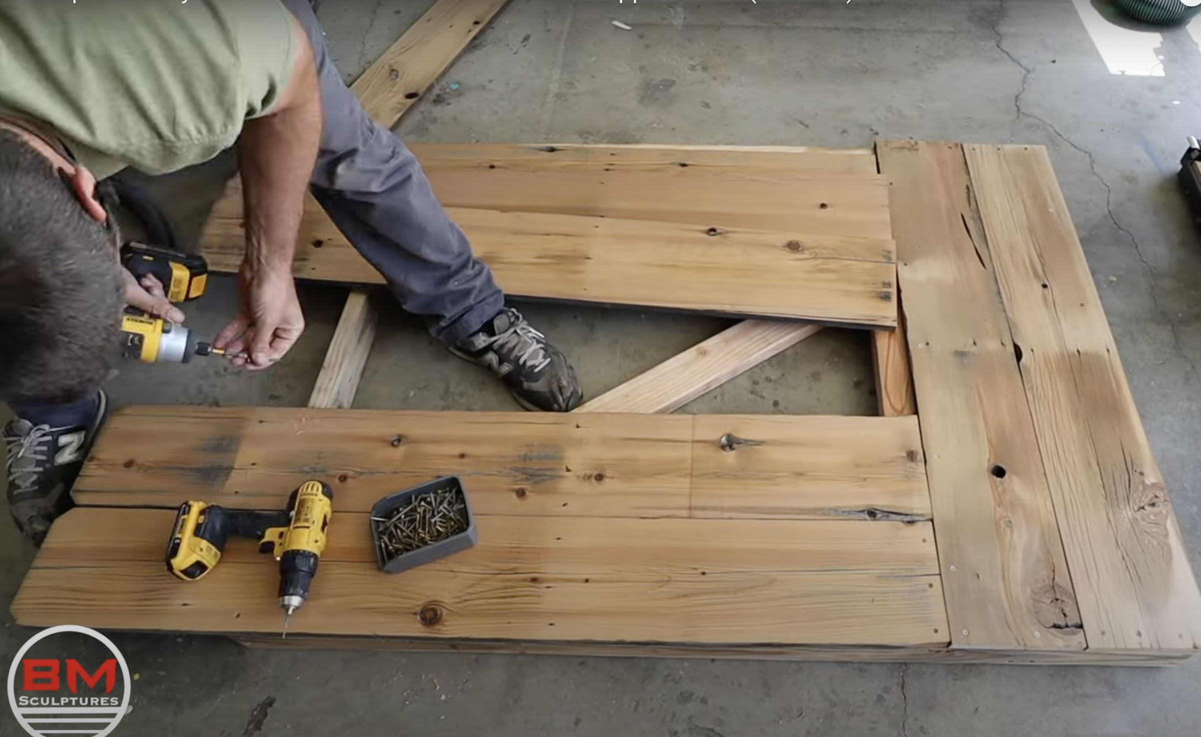 Wooden Gate and Fence With Concrete Post : 11 Steps (with Pictures ...