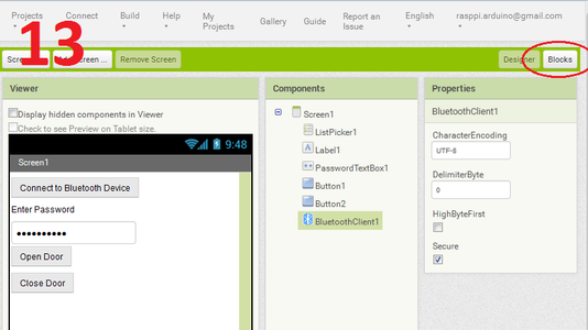 Arduino And Android Based Bluetooth Control Password Protected Door Lock