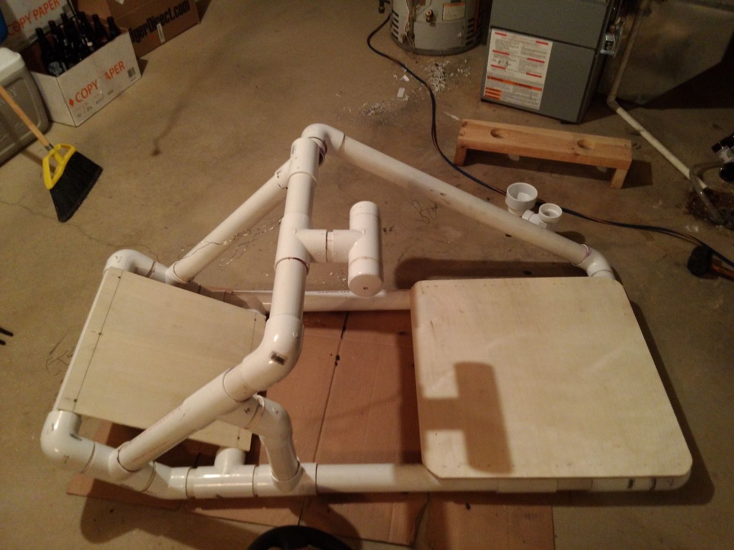 PVC Racing Simulator Pod : 5 Steps (with Pictures) - Instructables