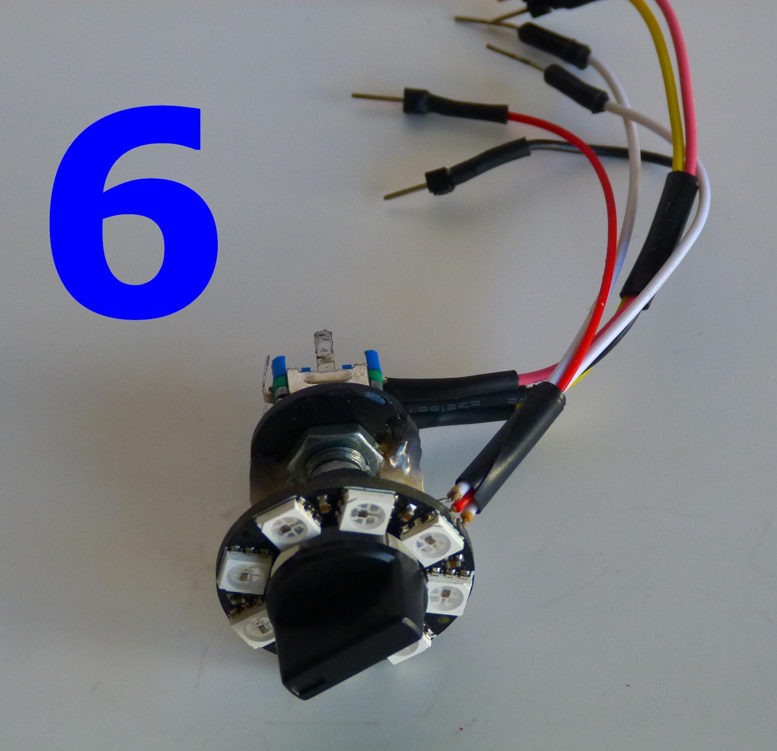 Digital Potentiometer and LED Ring Driven by Arduino : 6 Steps (with ...