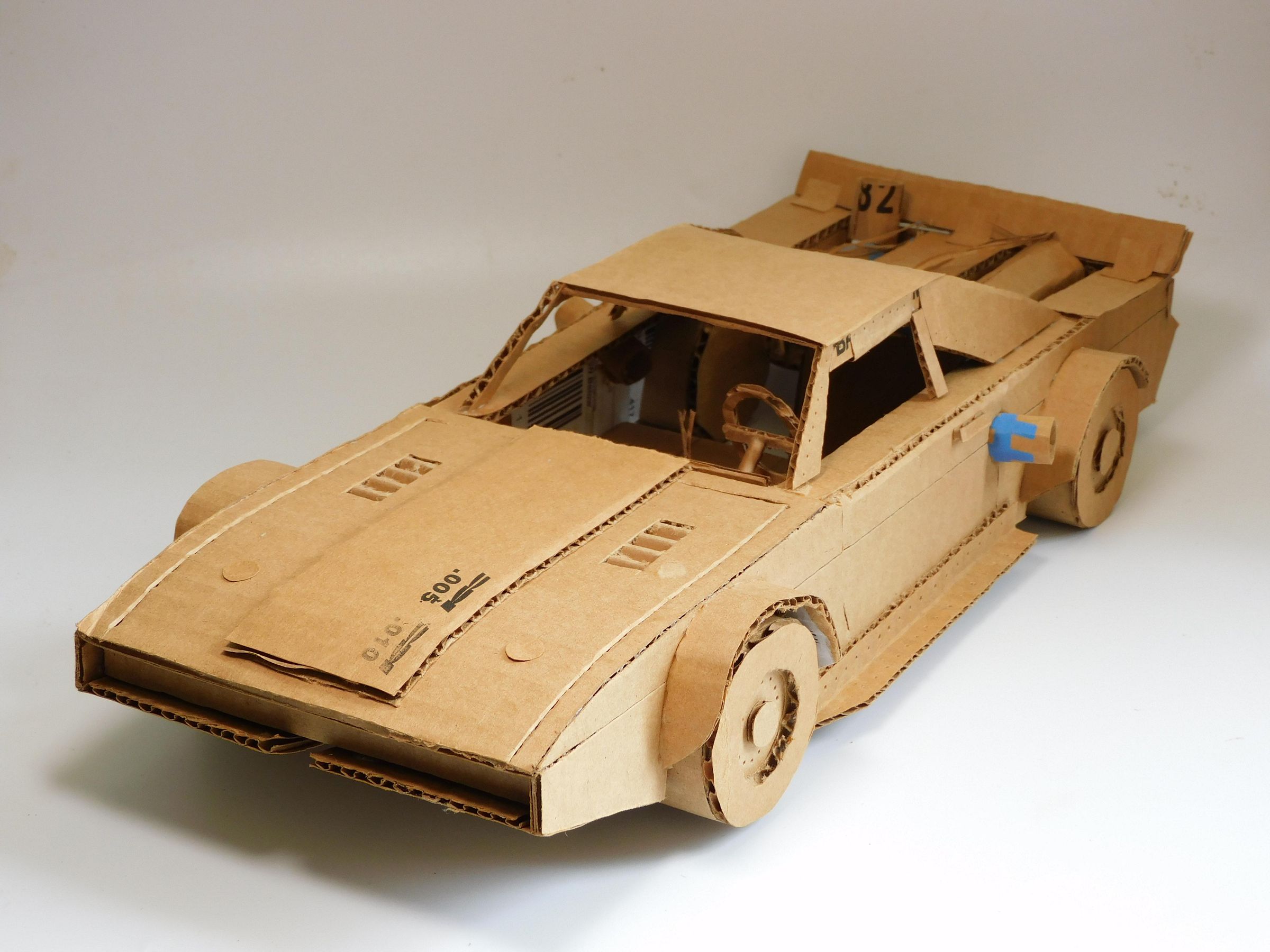 How to Make a Cardboard Replica "Dom's Ice Charger" : 11 Steps (with ...