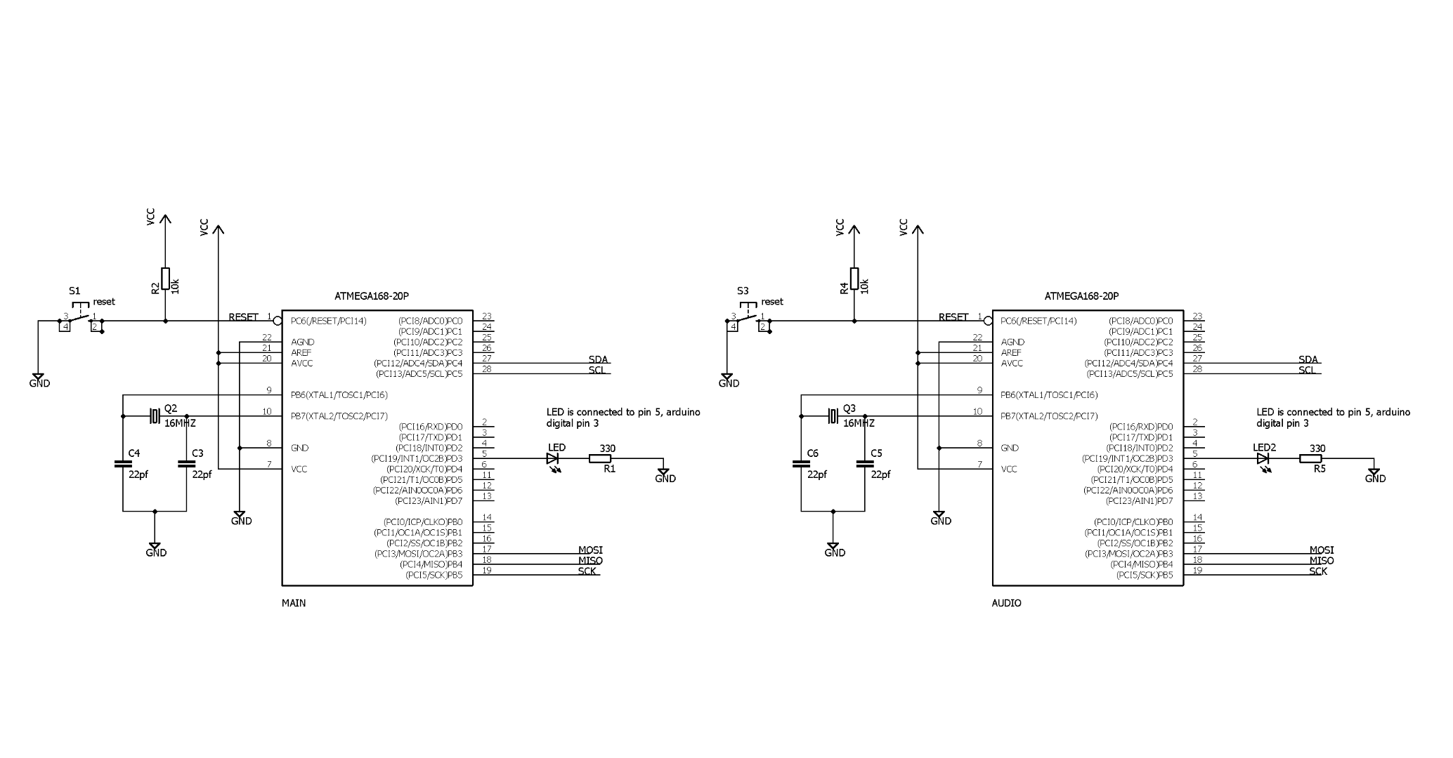 Dual Core Arduino / Atemga328 - Robot Controller & Audio Player : 4 ...