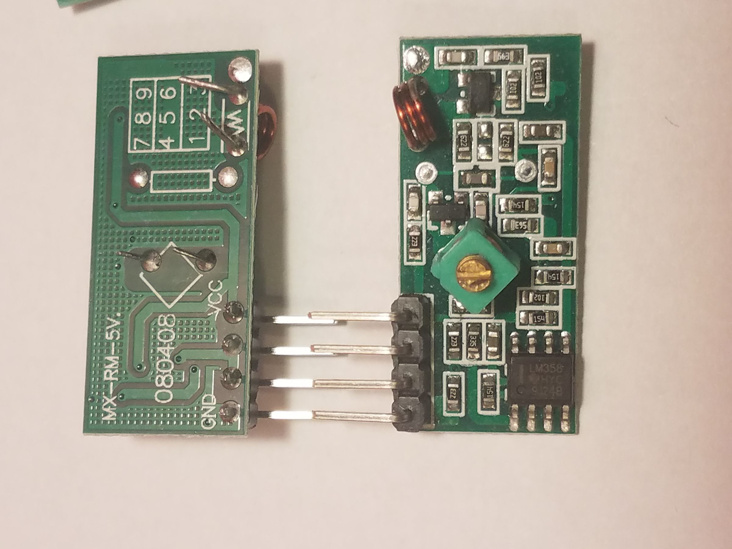Personal One Way Radio Using Arduino Transmitter and Receiver Modules ...