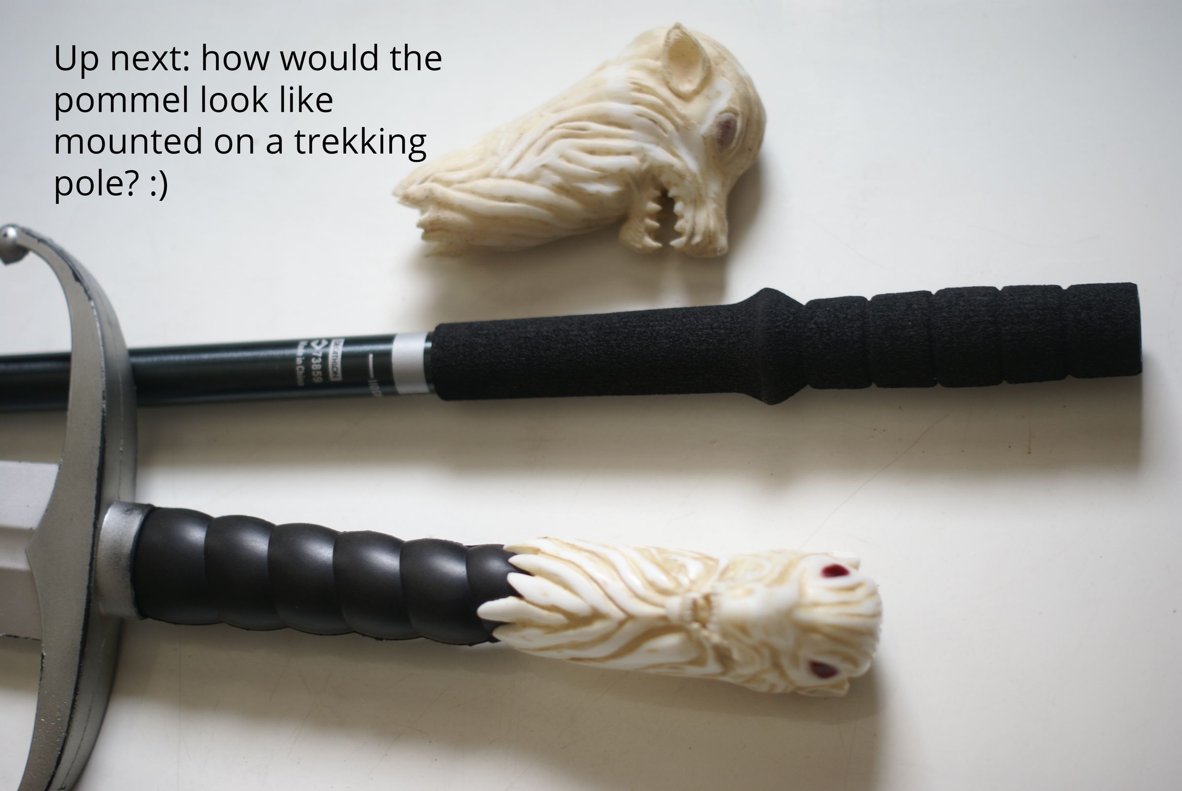 Resin Casting Jon Snow's Longclaw Direwolf Pommel : 15 Steps (with ...