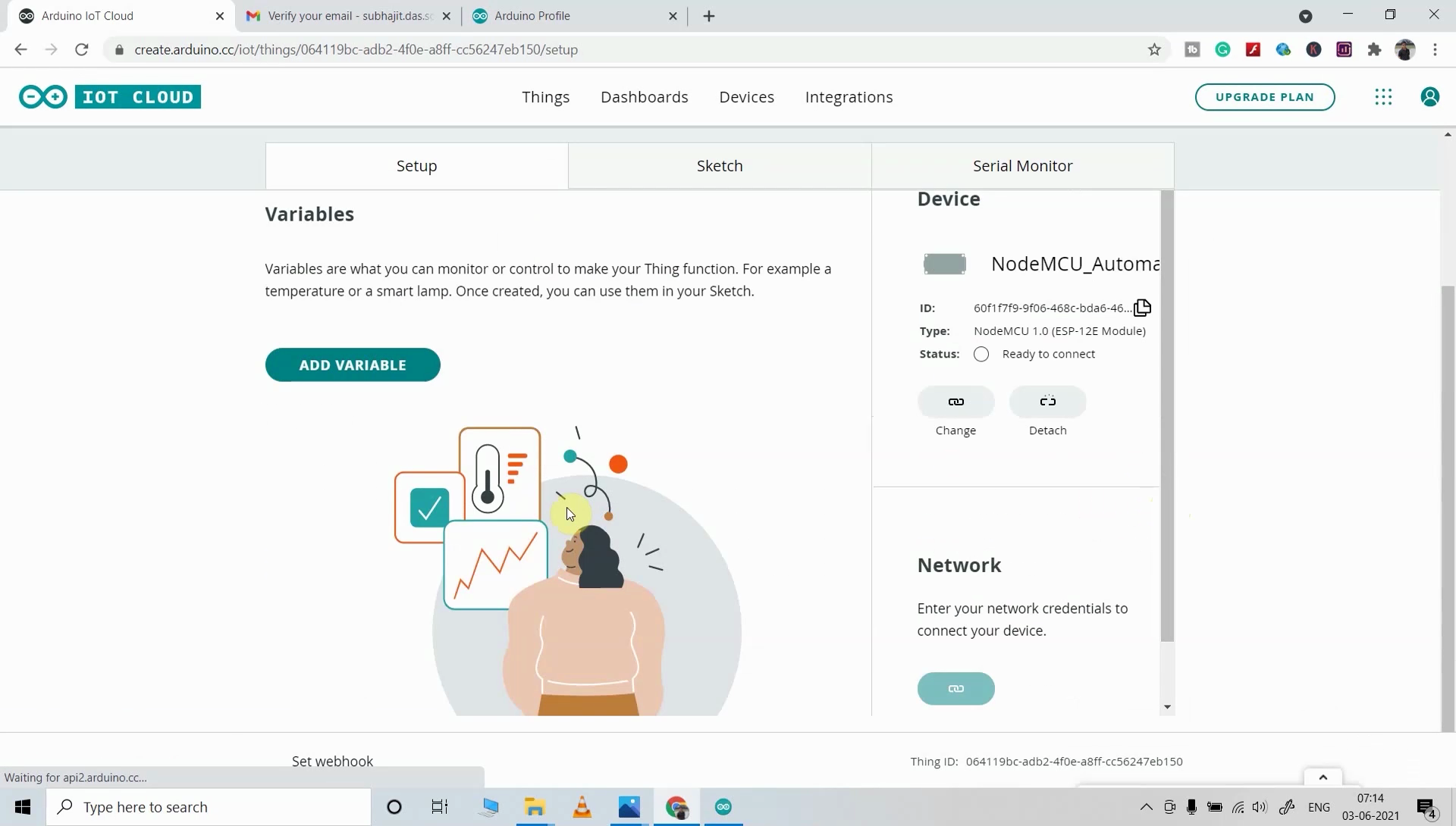 Arduino IoT Cloud ESP8266 NodeMCU Alexa Home Automation System | IoT ...