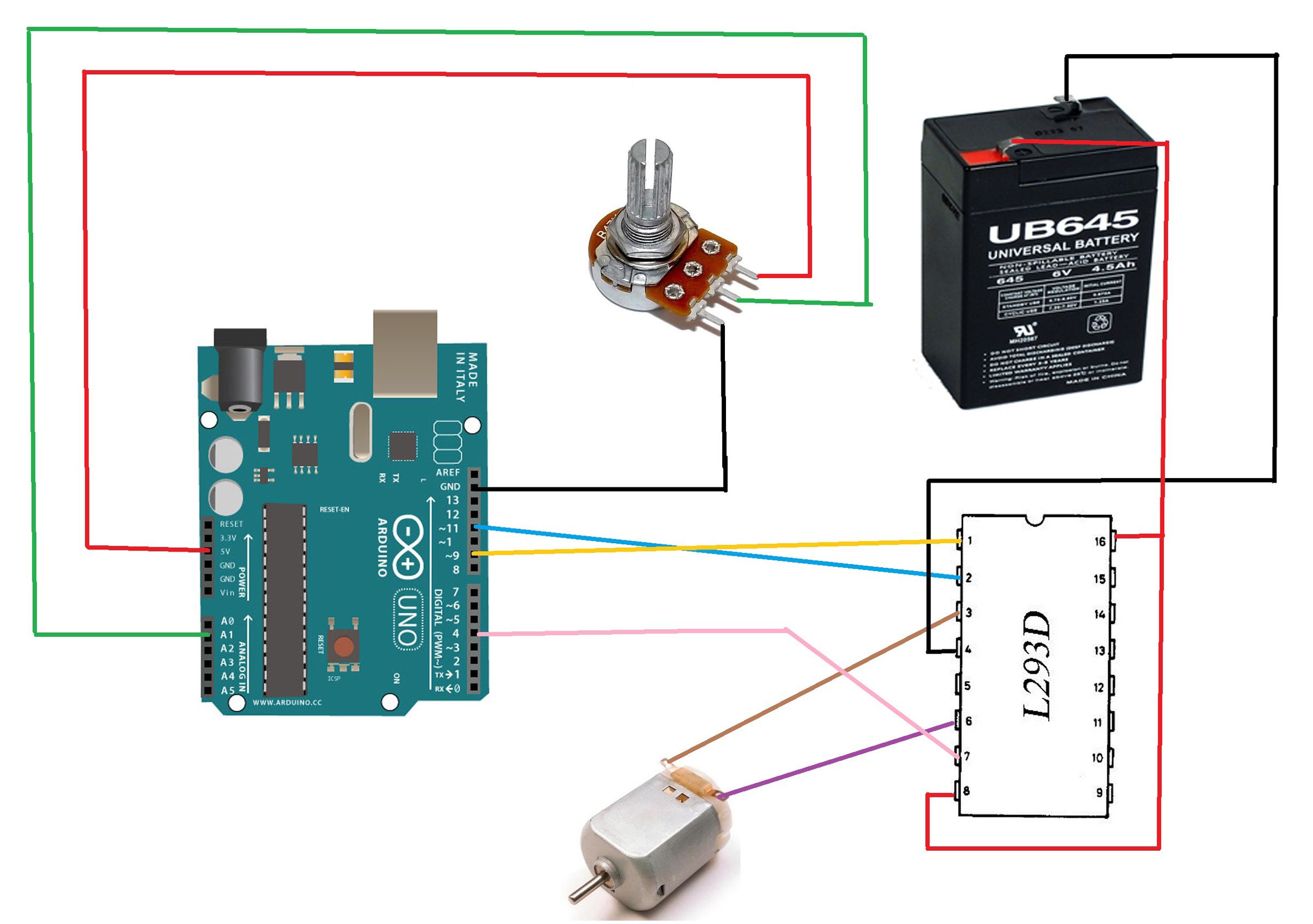 Controlling Speed of DC Motors Using Arduino : 4 Steps - Instructables