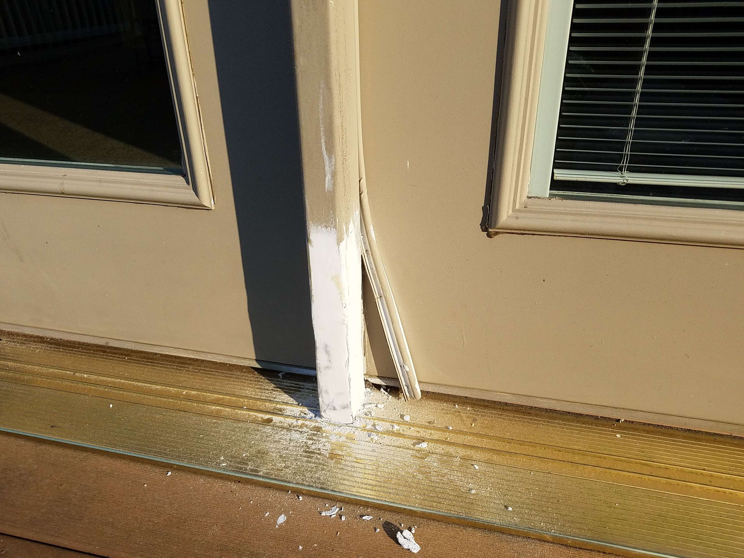 Rotten Patio Door Support Repair Project : 6 Steps (with Pictures ...