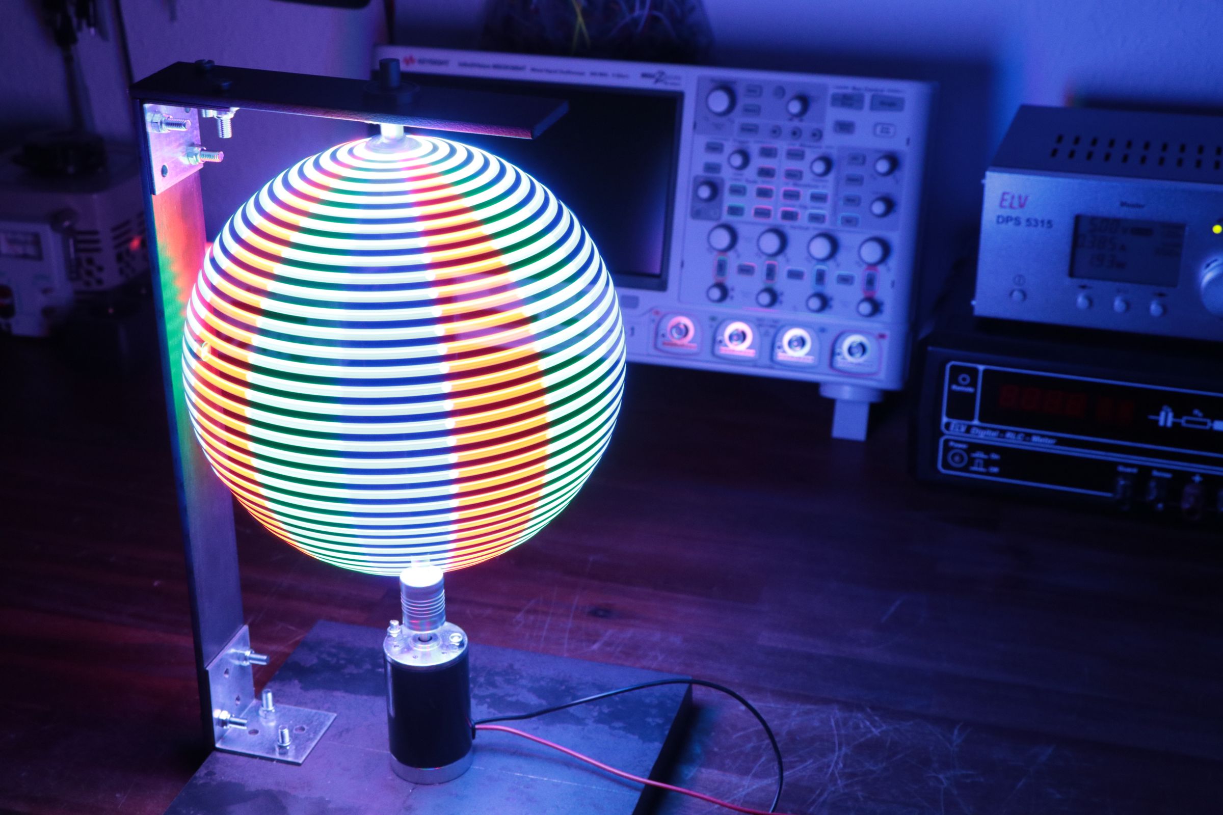Make Your Own POV LED Globe : 5 Steps (with Pictures) - Instructables