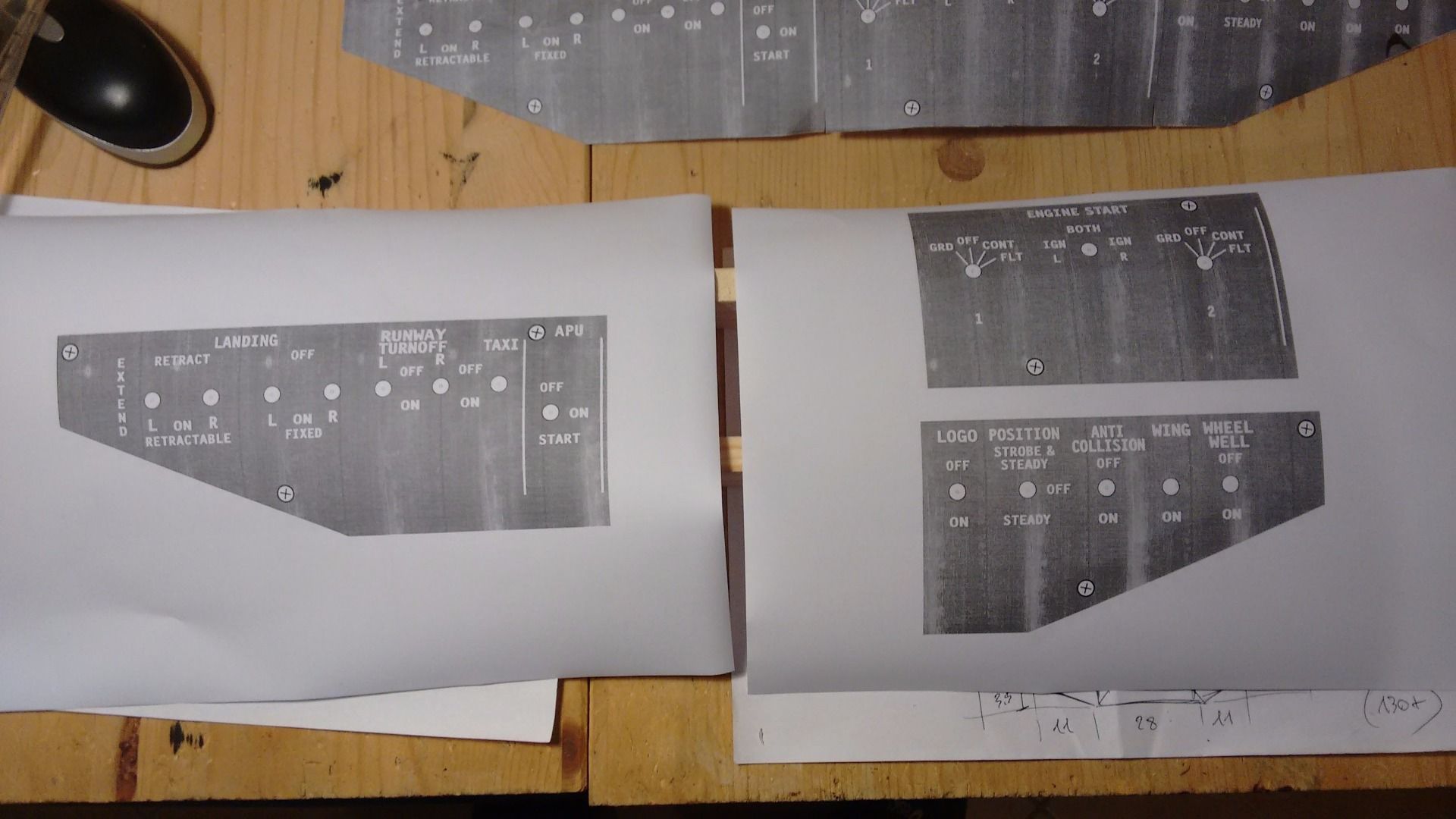 Boeing 737NG Lights Overhead Panel for FSX : 6 Steps - Instructables