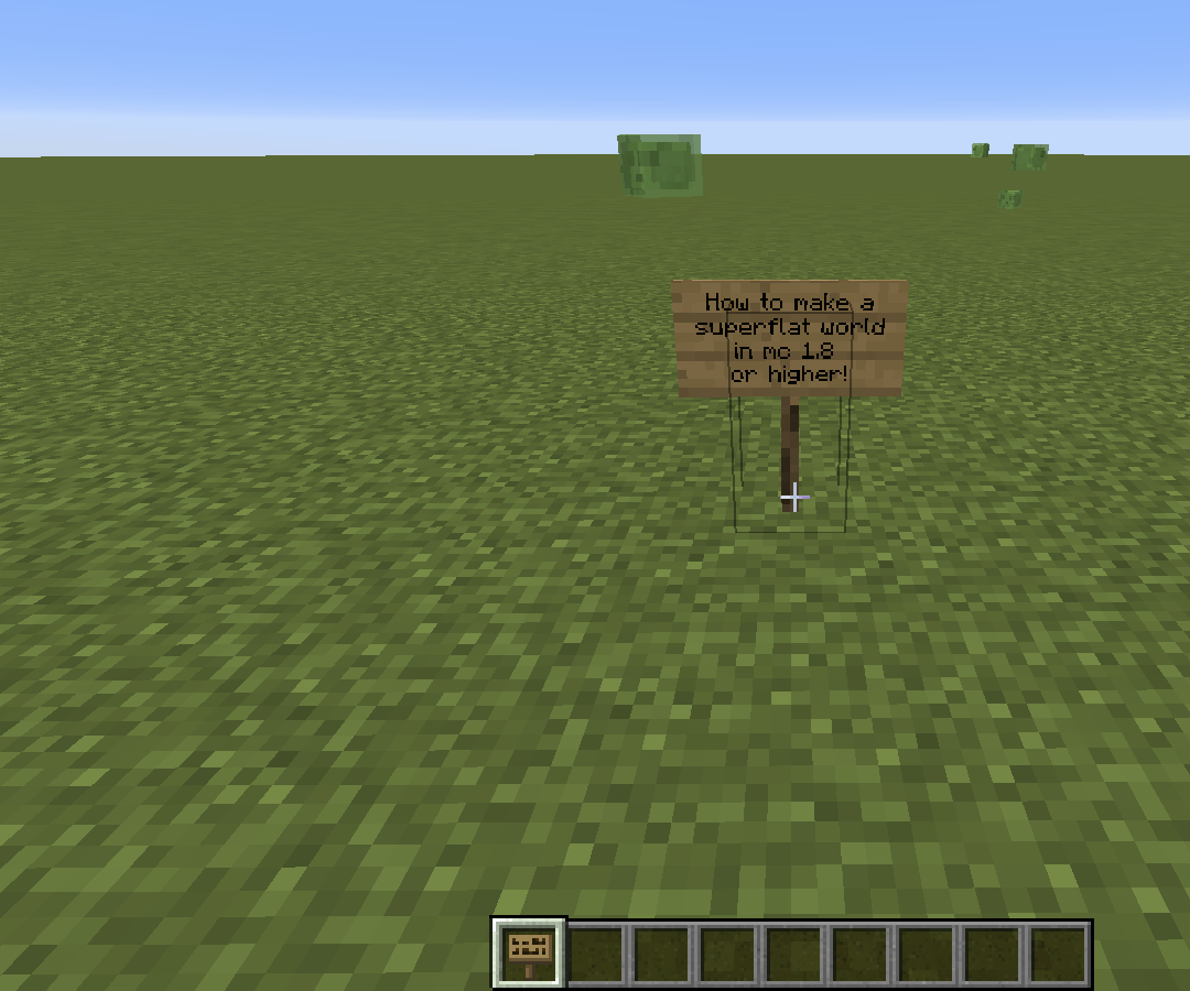 How to Get Super Flat World Mc 1.8 - Instructables