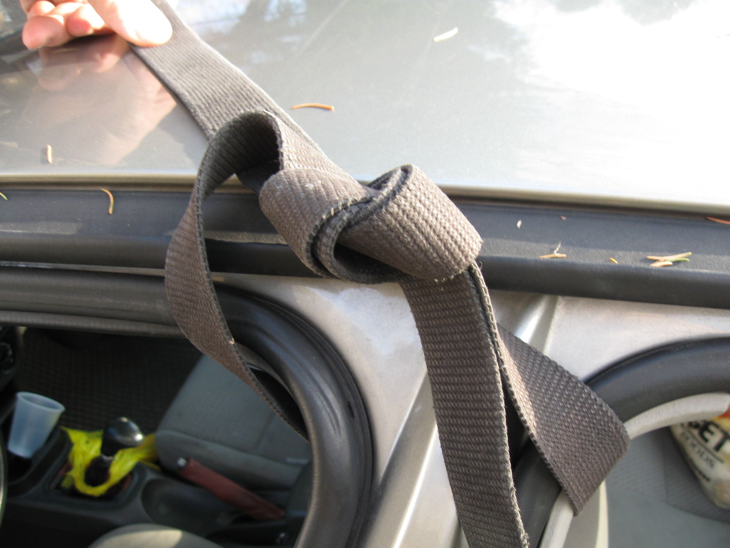 Tie Loads to Car Roofs by Making Temporary Anchors : 11 Steps ...