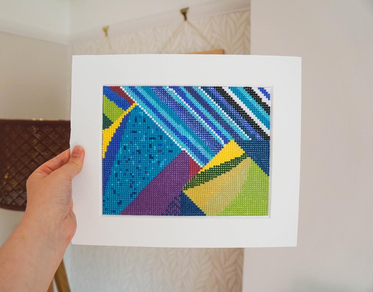 DIY Diamond Painting | Make Your Own Simple Adhesive Canvas : 10 Steps ...