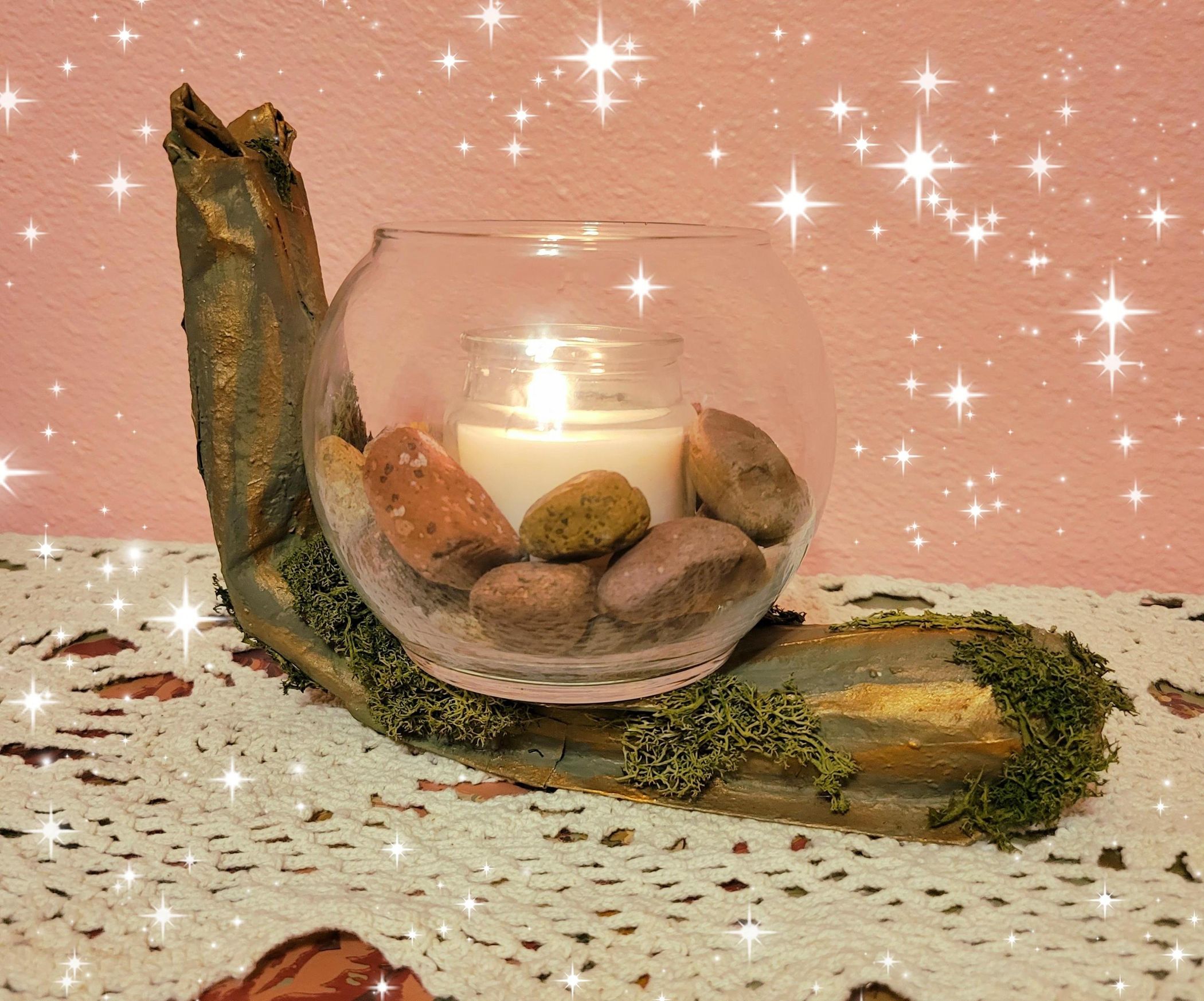 Inexpensive Paper Mache Snail Candle Holder : 4 Steps (with Pictures ...
