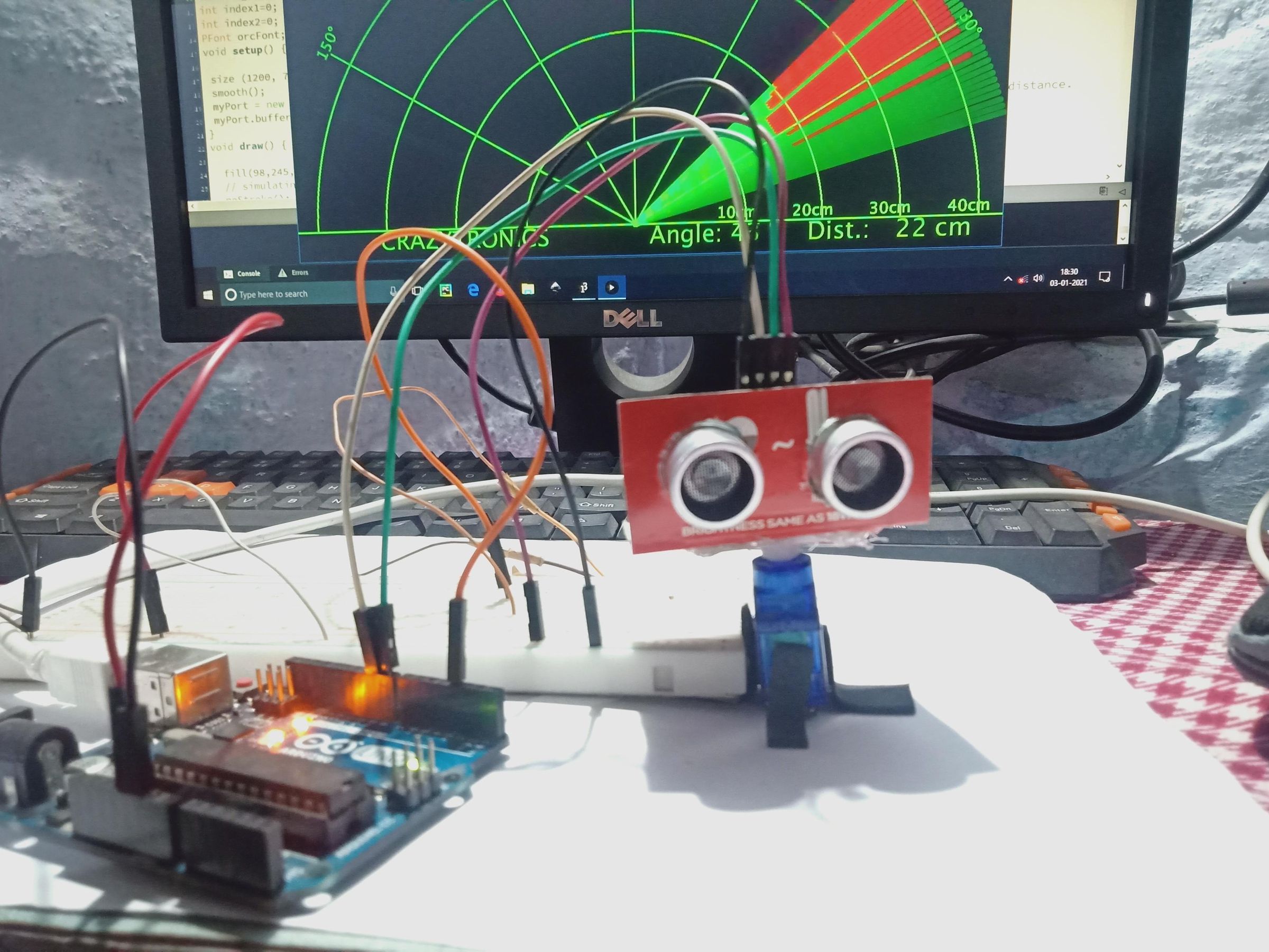 Arduino Radar Using HC-SR04 : 4 Steps - Instructables