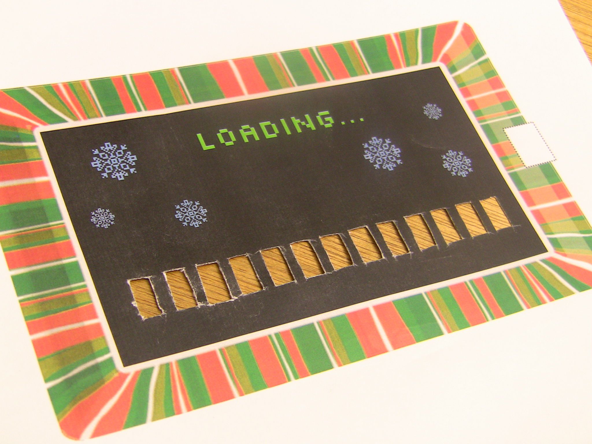 "Loading" Christmas Card : 5 Steps (with Pictures) - Instructables
