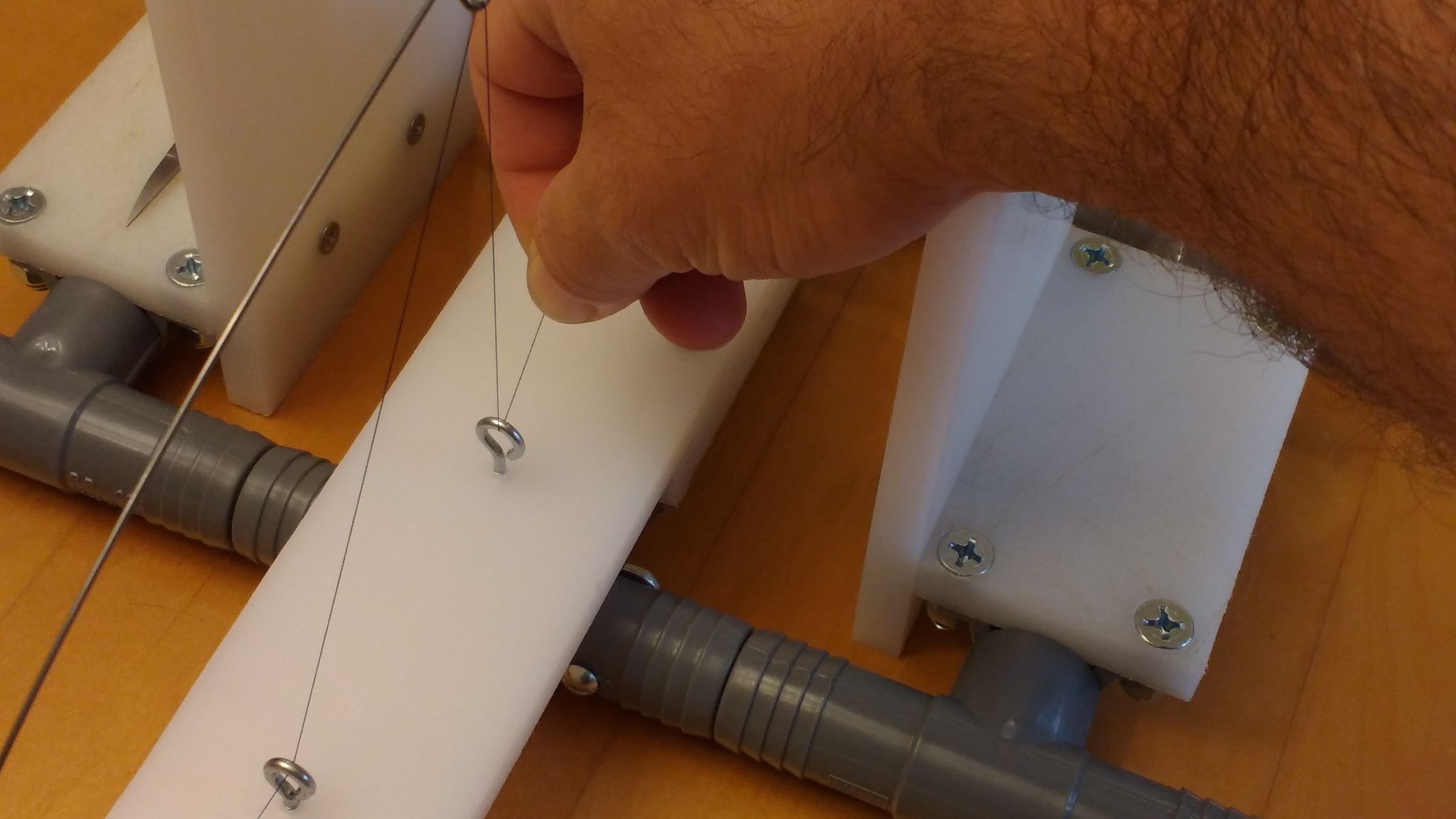 Fishing Rod Wrapping Jig Made From Crutches & HDPE Cutting Board : 8 ...