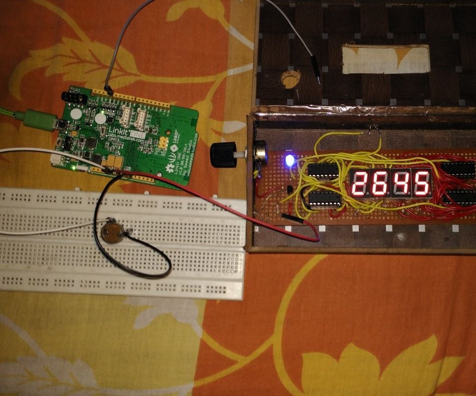 Digital Object Counter Using Ldr Interfacing With Mediatek Linkit One