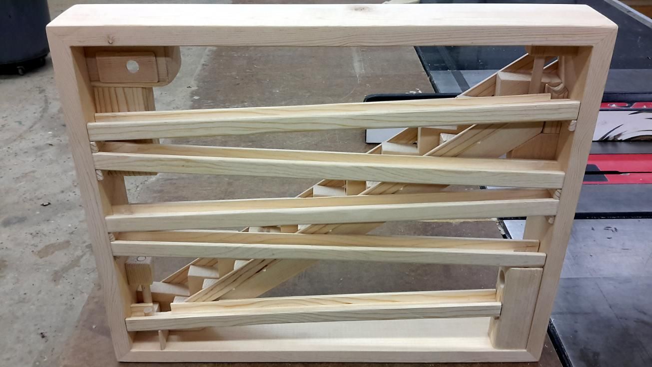 A Wooden Marble Run in a Frame : 9 Steps (with Pictures) - Instructables