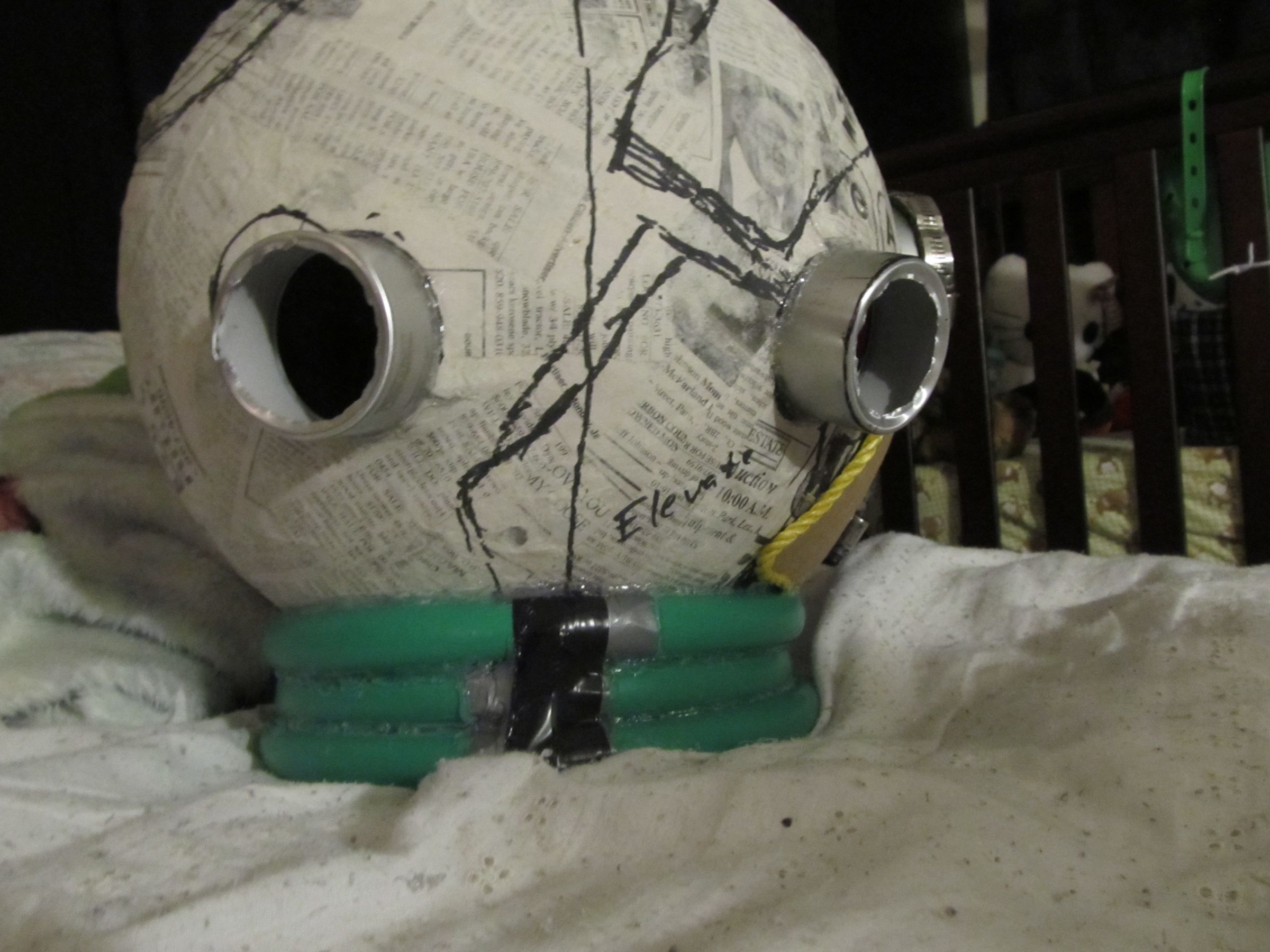 How To: Big Sister, Bioshock 2 Helmet/Lamp : 14 Steps (with Pictures ...