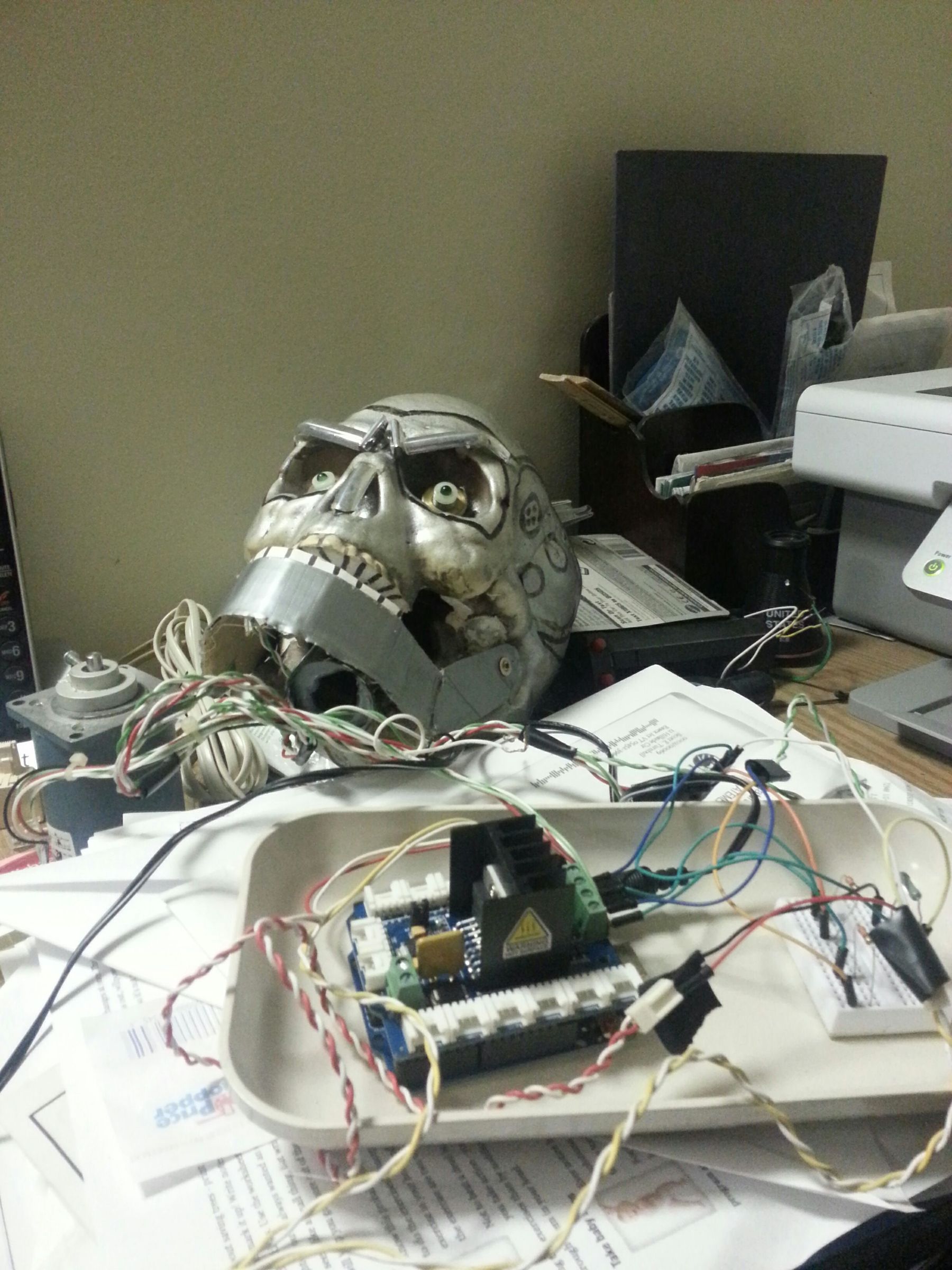 Lifesize Poseable Animatronic Endoskeleton : 7 Steps (with Pictures ...