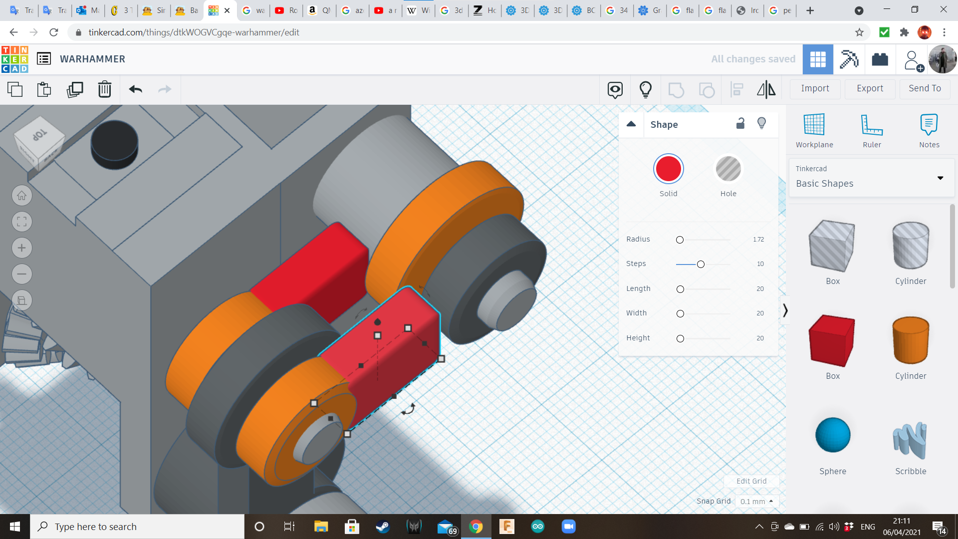 Tinkercad Robotics for (High) School: Walking Warhammer 40K's ...