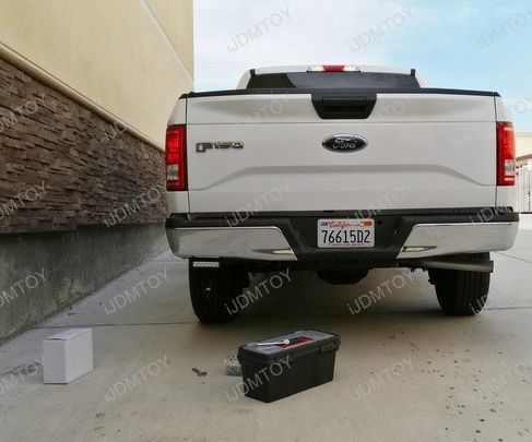 Install Ford F-150 18W Rear LED Backup Reverse Light Bars : 5 Steps ...