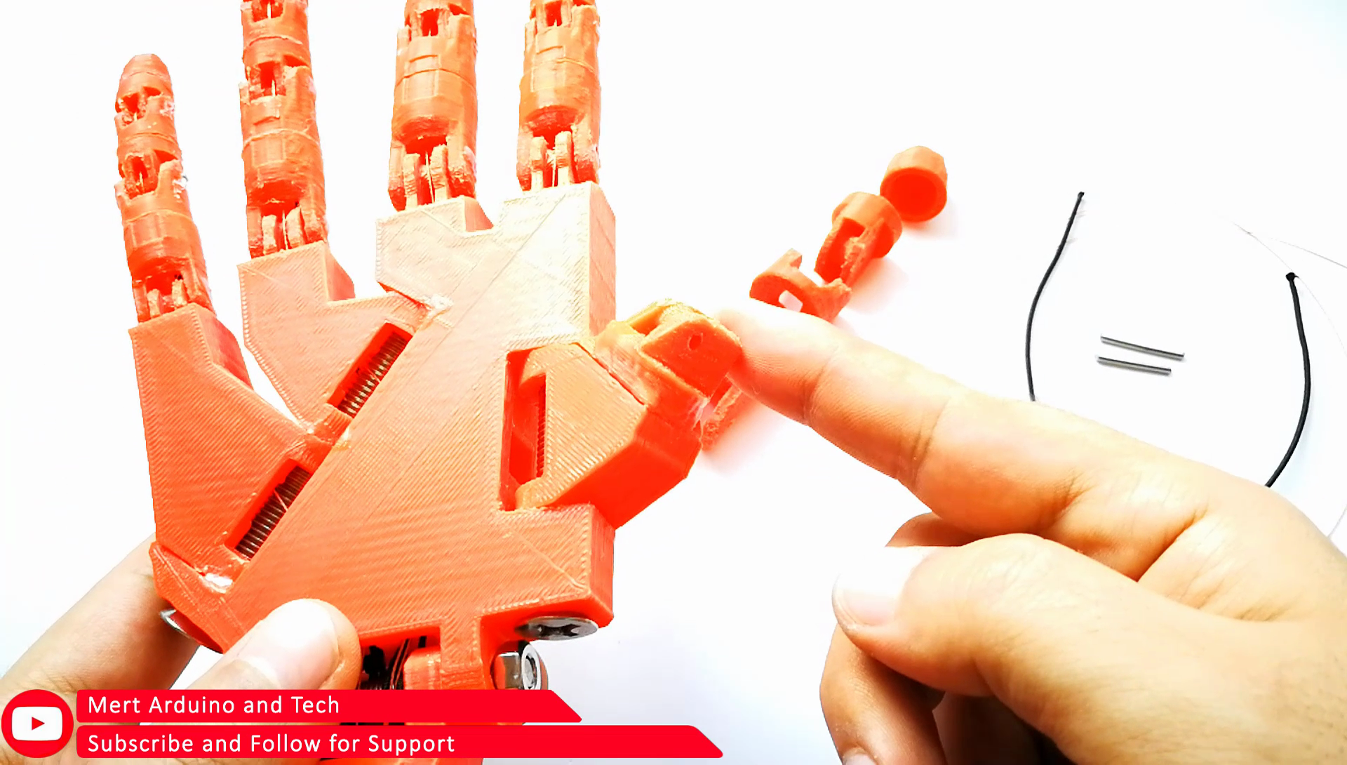 Robotic Hand With Wireless Glove Controlled | NRF24L01+ | Arduino : 7 ...