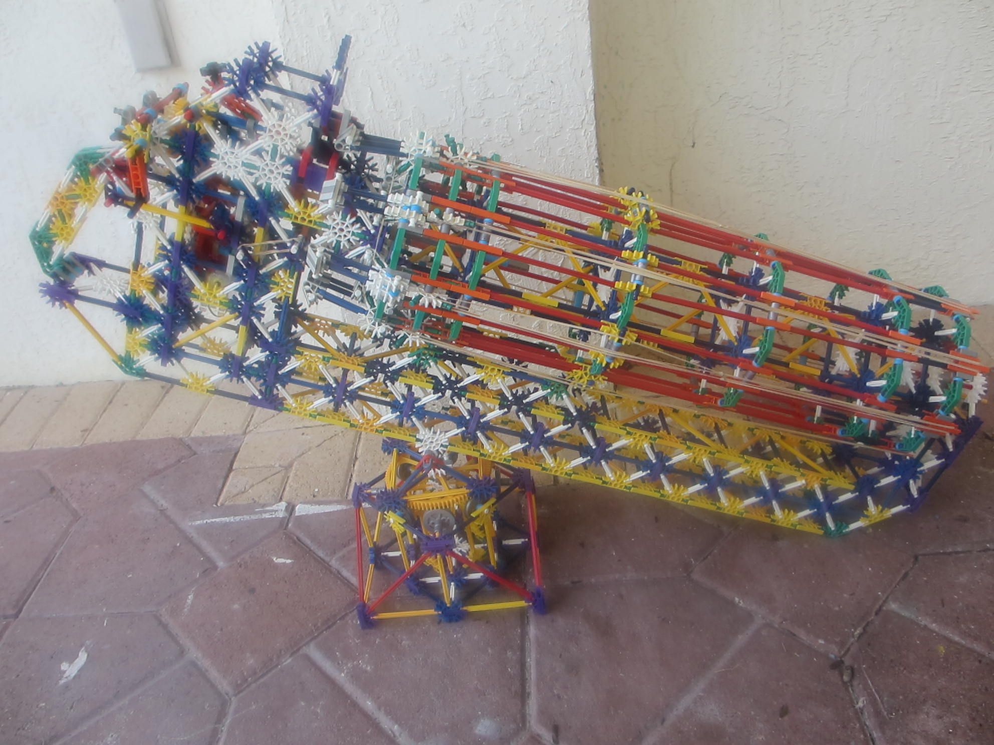 How to Make a K'NEX Rubber Band Gatling Gun With Selectable Drive Modes ...
