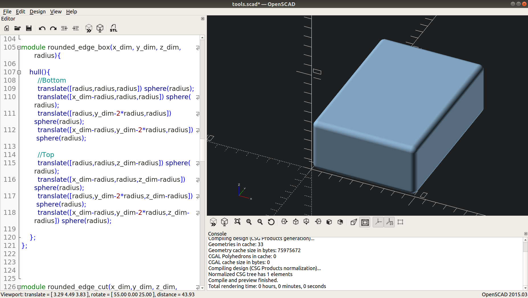 OpenSCAD: Introduction and Notes : 7 Steps - Instructables