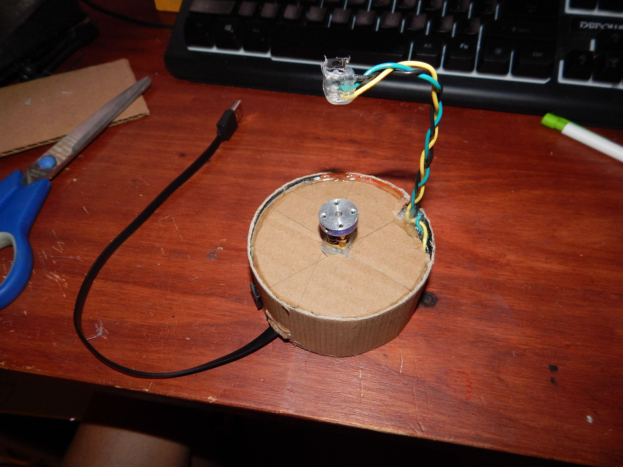 Mini Dual Color Rotary Beacon Warning Light : 6 Steps - Instructables