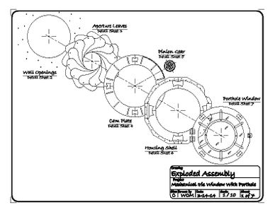 A Mechanical Iris Window With Porthole : 9 Steps (with Pictures ...
